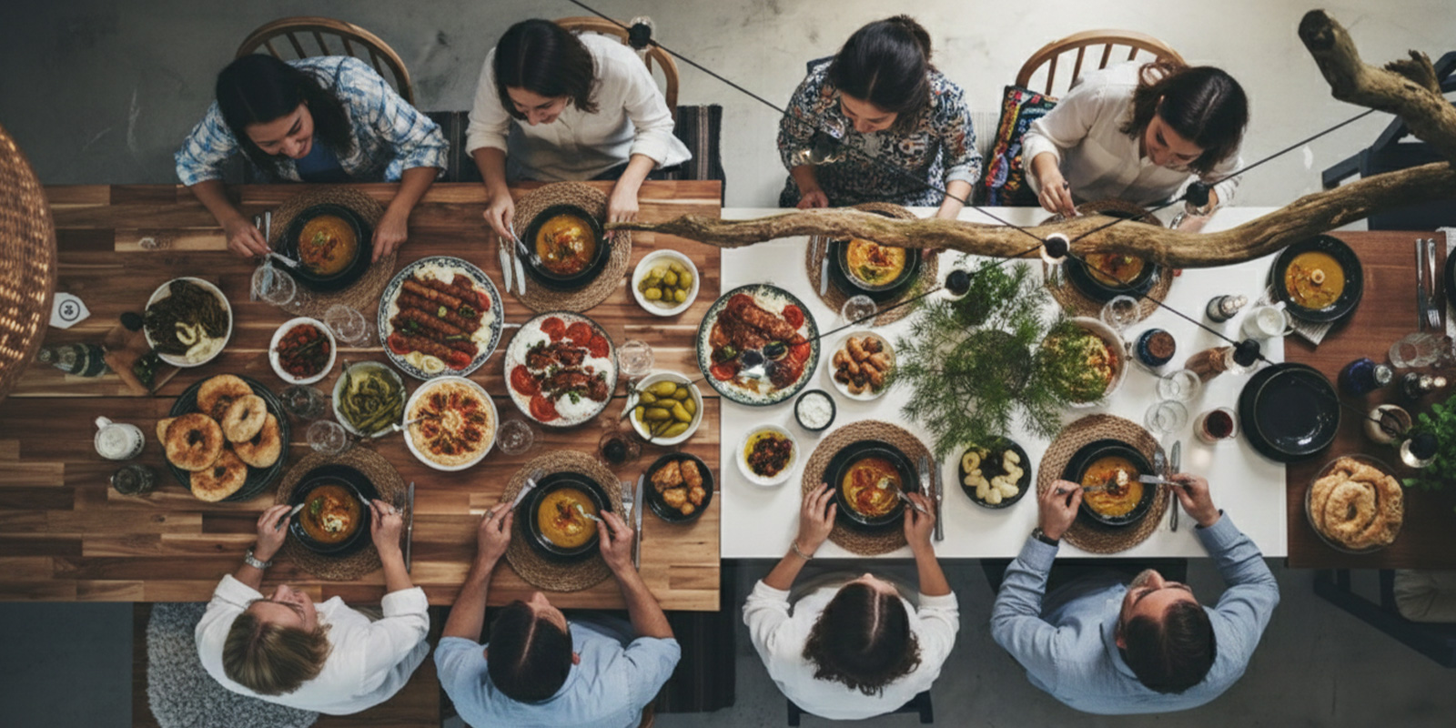 How to set a table for a large gathering? Table setting ideas - Ideas ...