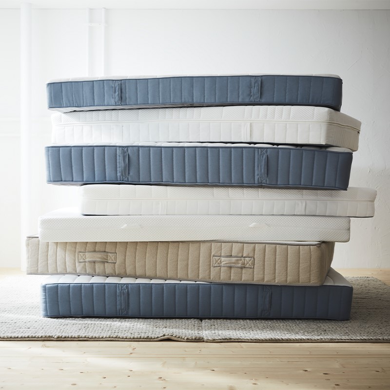 VESTERÖY light blue 160x200 cm double bed mattress - 40450618 | IKEA