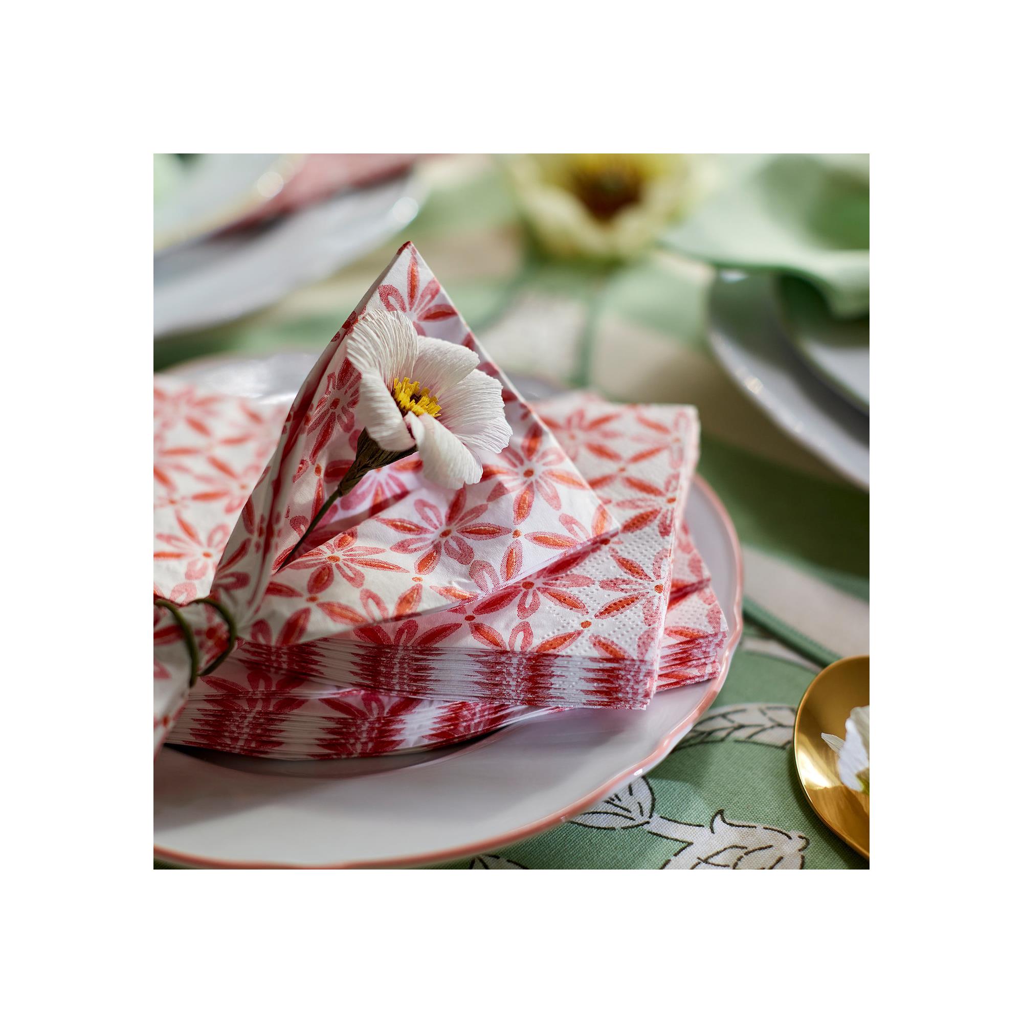 SMÖRFISK multicolour 38x38 cm patterned napkin - 30612107 | IKEA