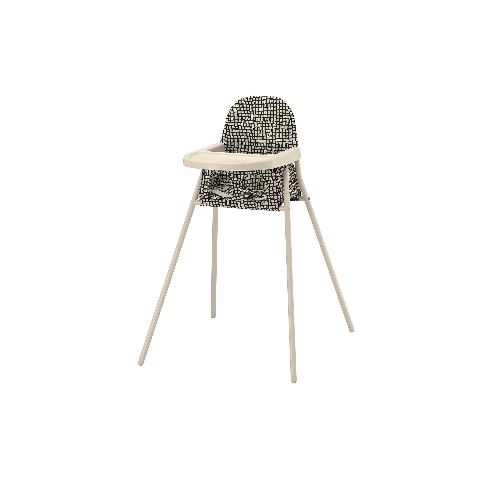 SANDKATT bej-antrasit 60x68x91 cm tepsili mama sandalyesi - 60616646 | IKEA