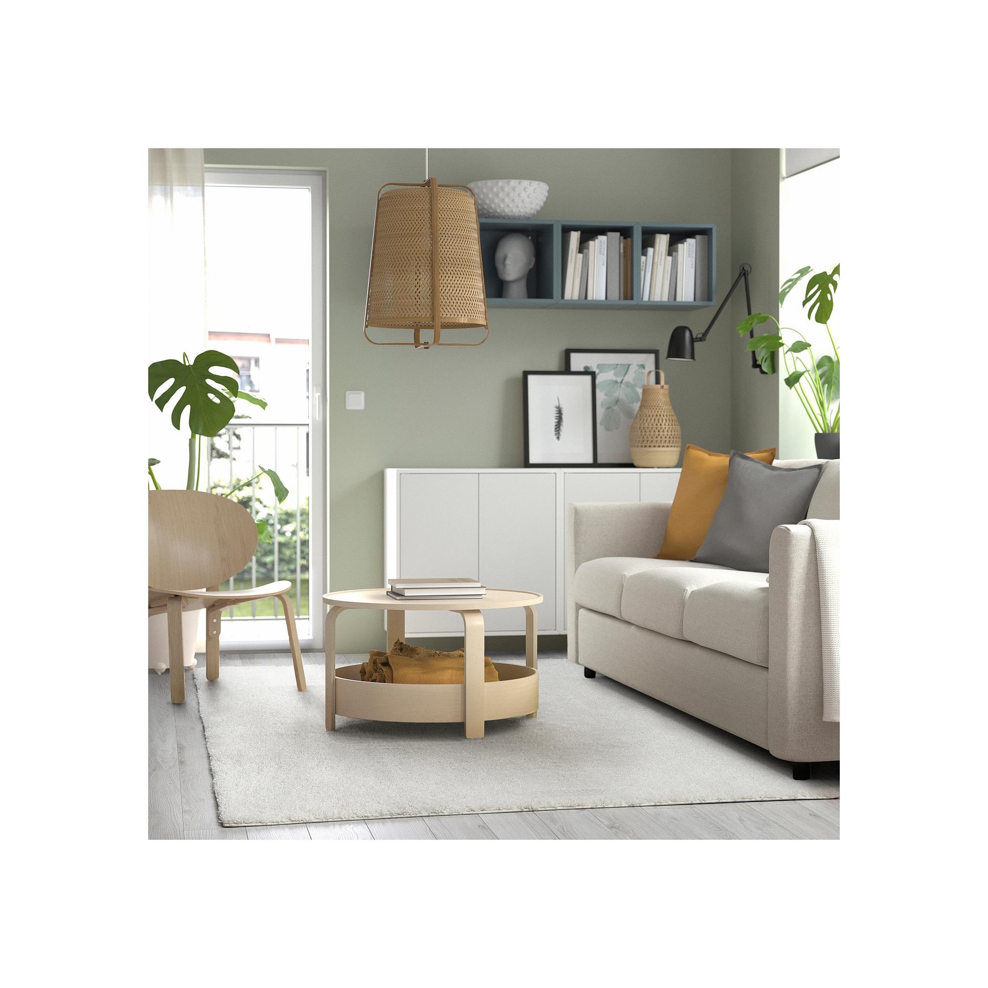 ARENDE kırık beyaz 160x230 cm büyük halı - 20576435 | IKEA