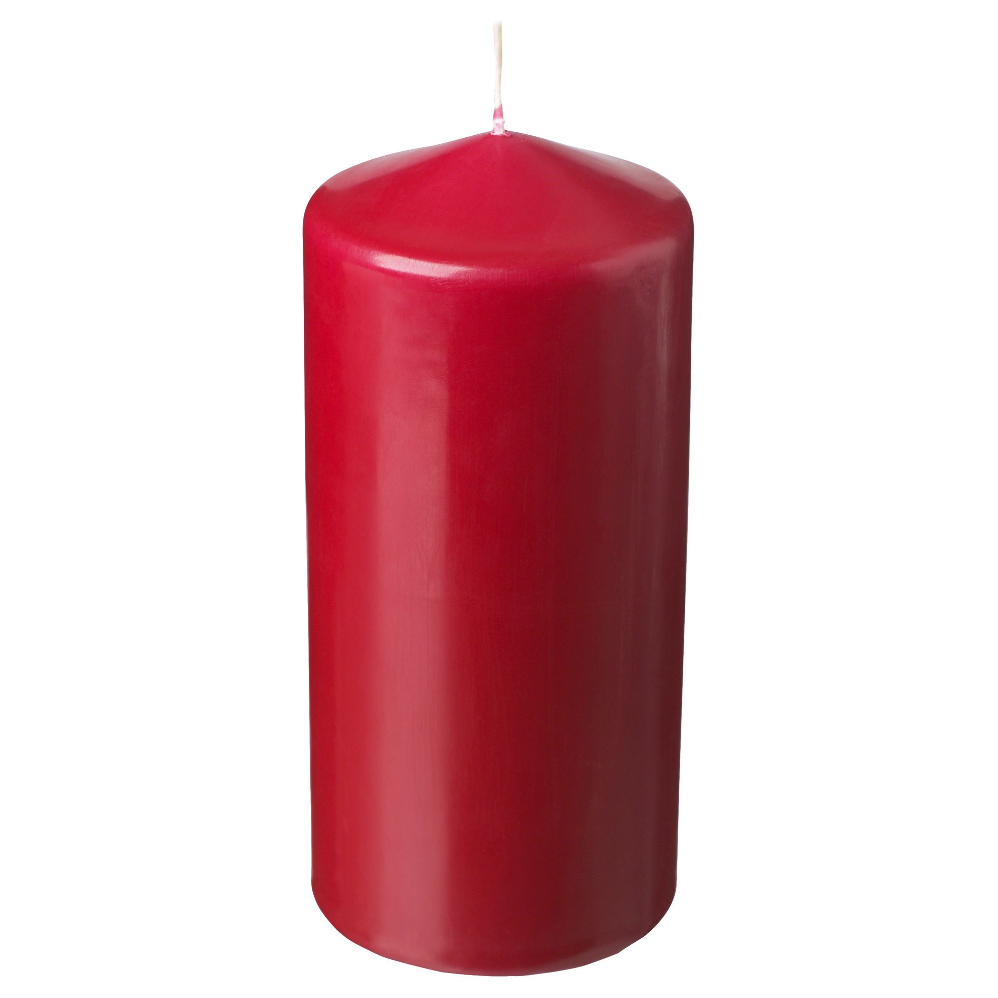 FENOMEN red 45 hr block candle - 20599502 | IKEA