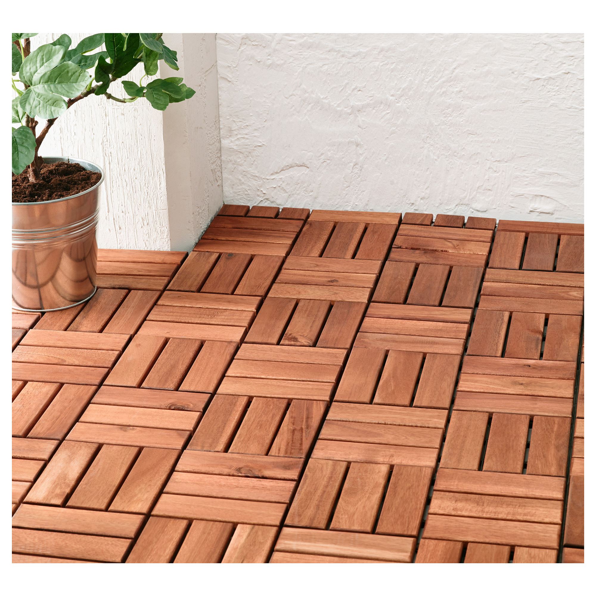RUNNEN brown 0,81 m² floor decking - 90234226 | IKEA