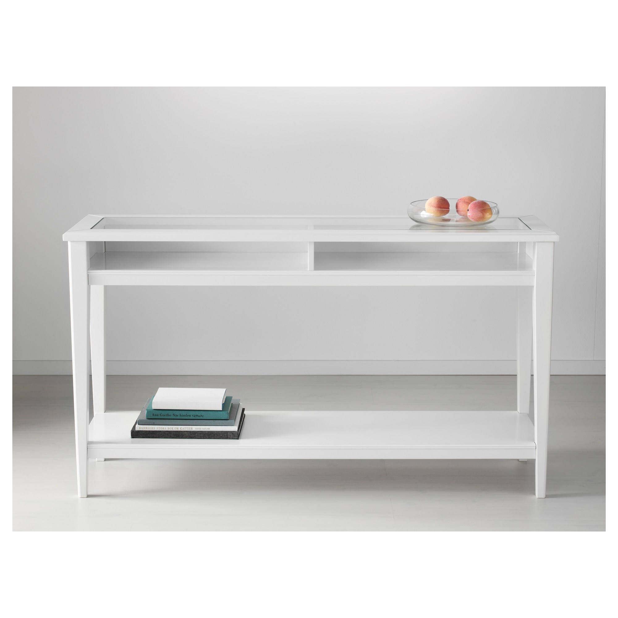 LIATORP beyaz-cam 133x37x75 cm konsol - 00105064 | IKEA
