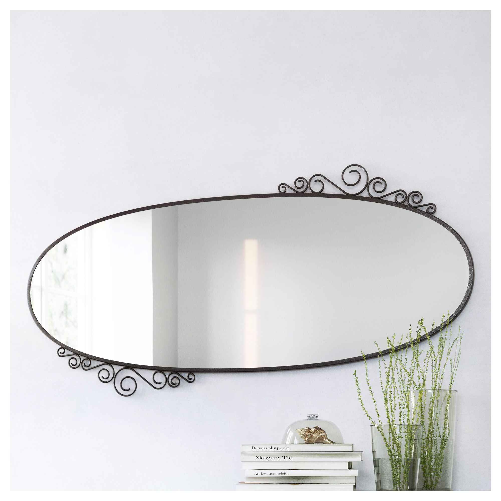 EKNE oval 150x70 cm boy aynası - 30193139 | IKEA