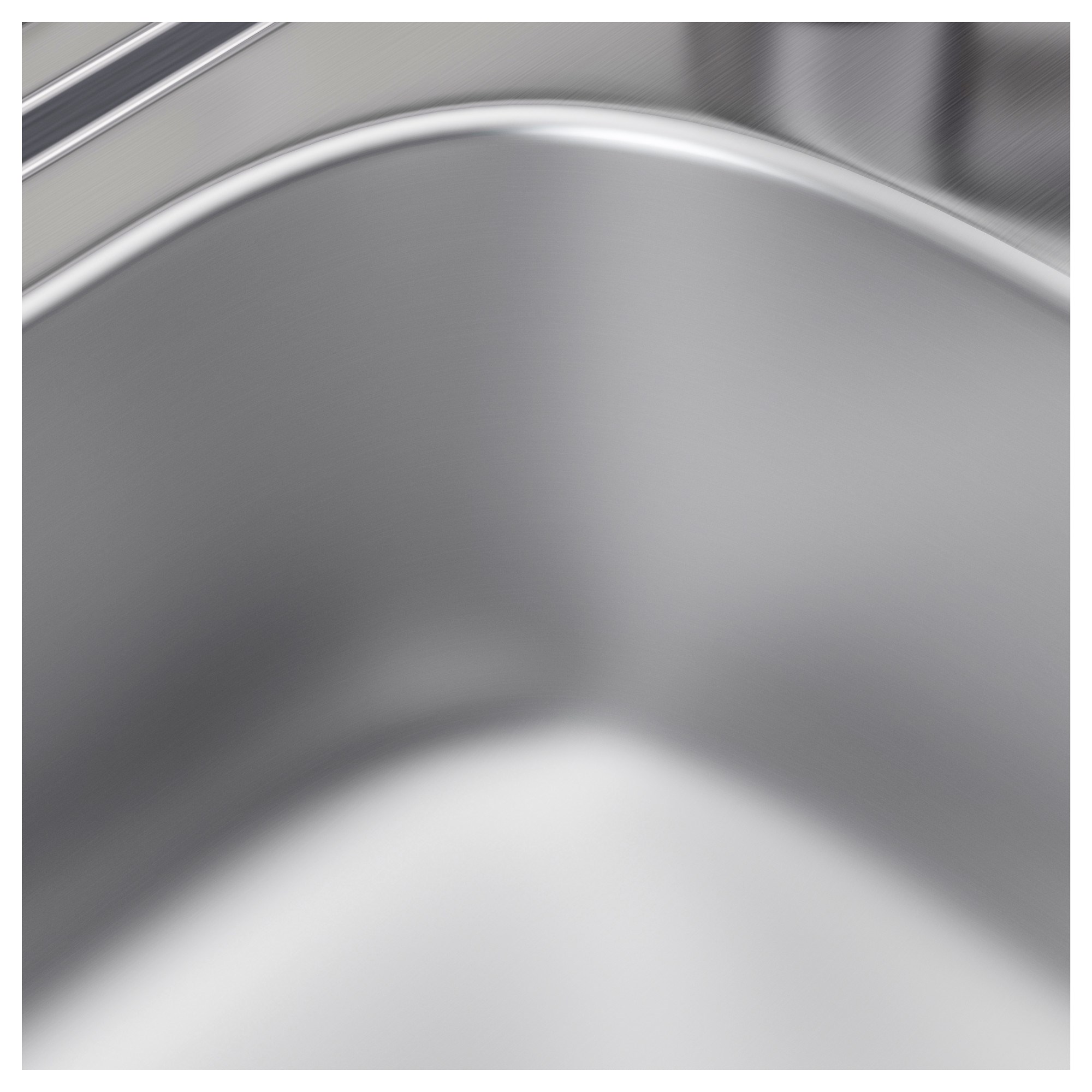 FYNDIG/LILLVIKEN stainless steel 70x50 cm 1 bowl insert sink with ...