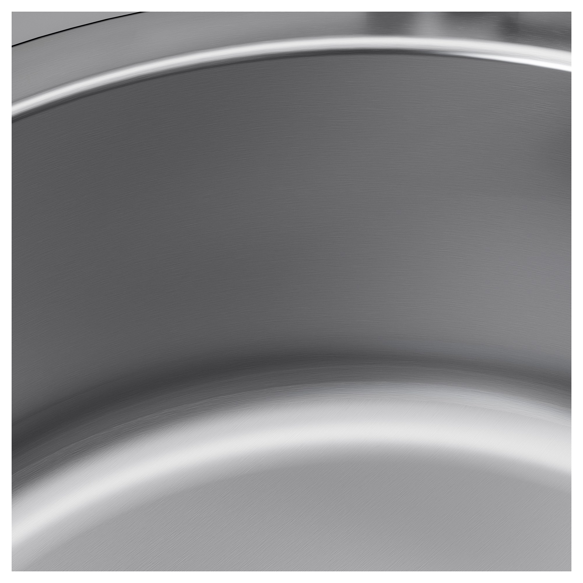 BOHOLMEN/LILLVIKEN stainless steel 45 cm single-bowl insert sink ...