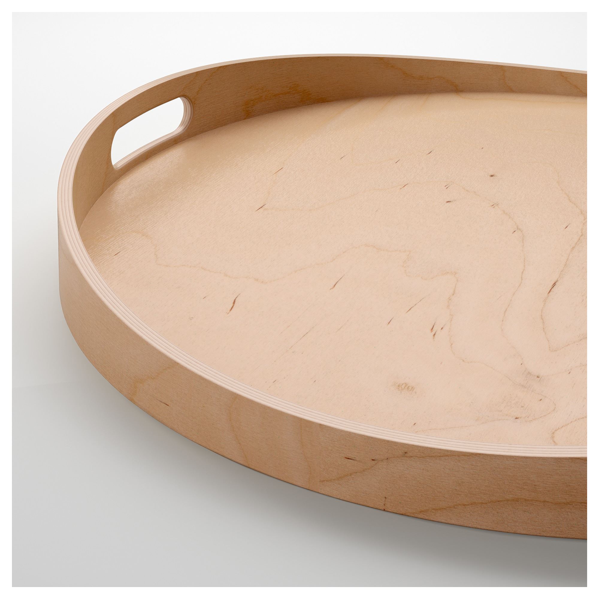 SKALA birch 44 cm round tray - 20056642 | IKEA