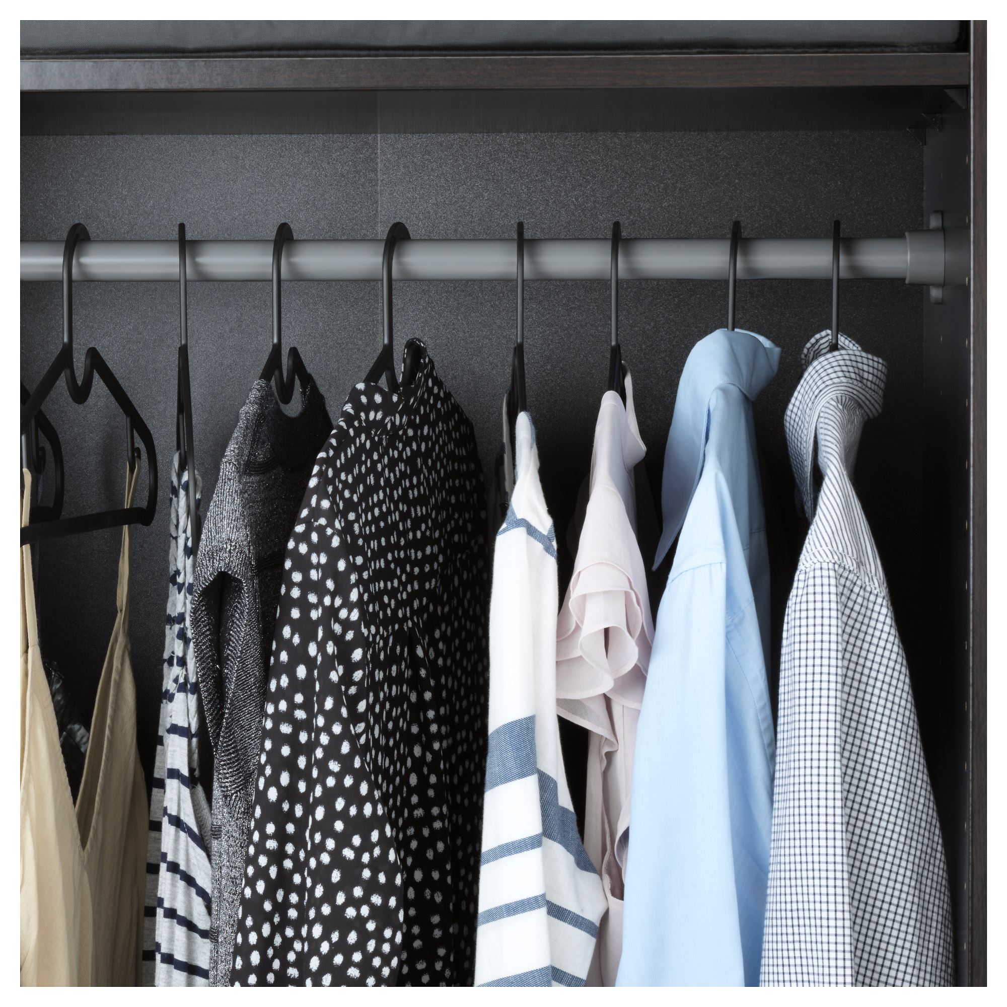 SPRUTTIG black clothes hanger - 20317079 | IKEA