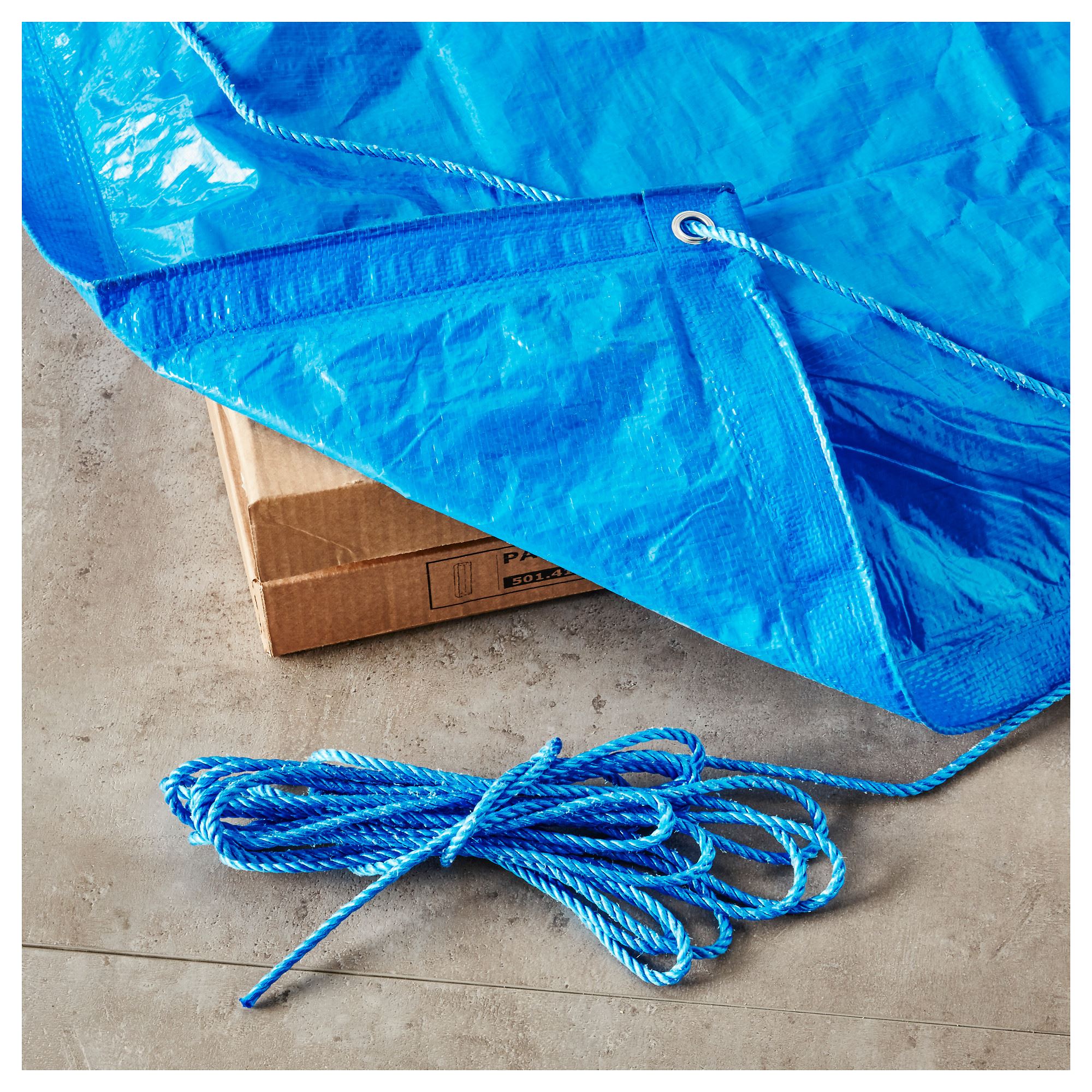 FRAKTA blue 10 m tarpaulin rope - 28260300 | IKEA