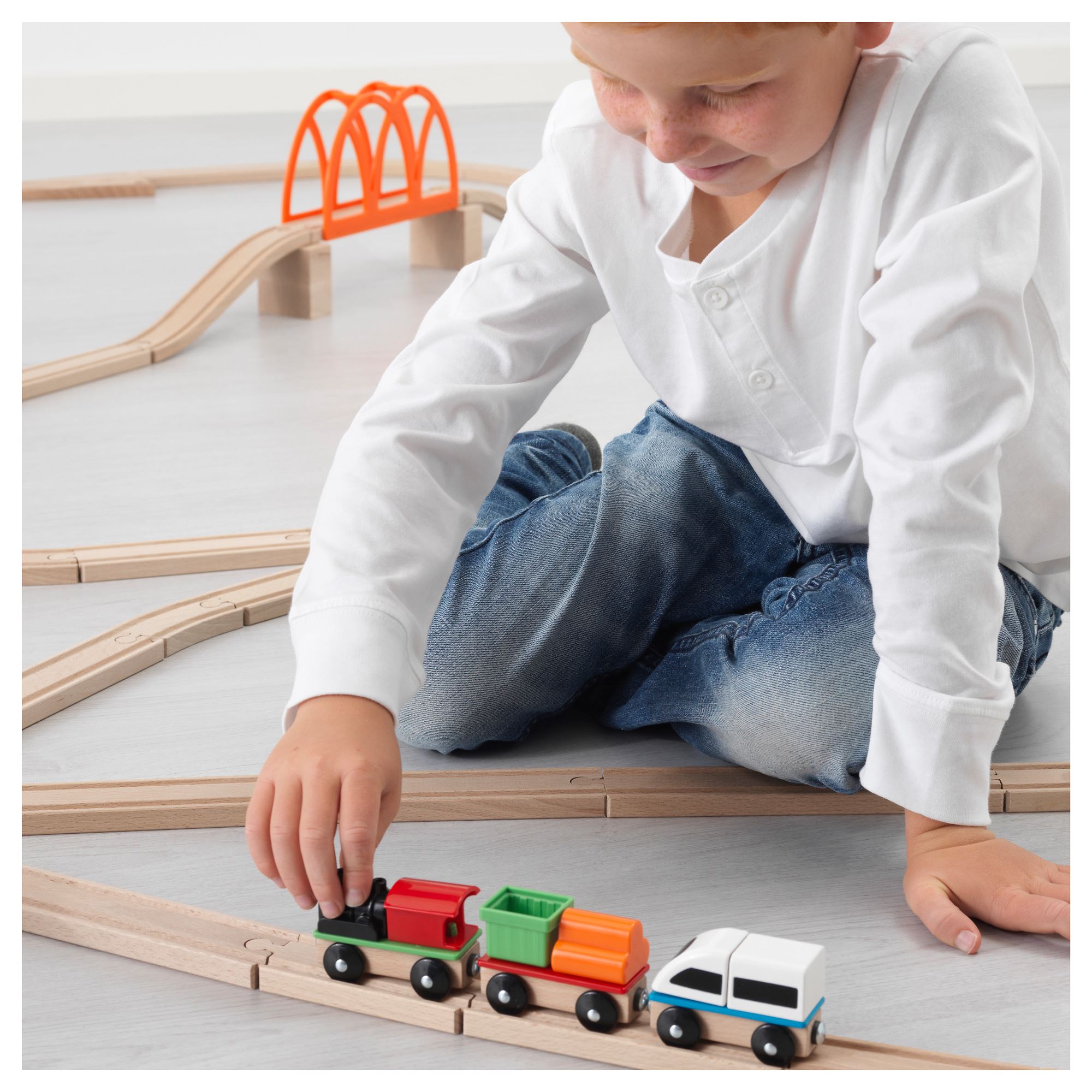 LILLABO multicolour train set - 60320094 | IKEA