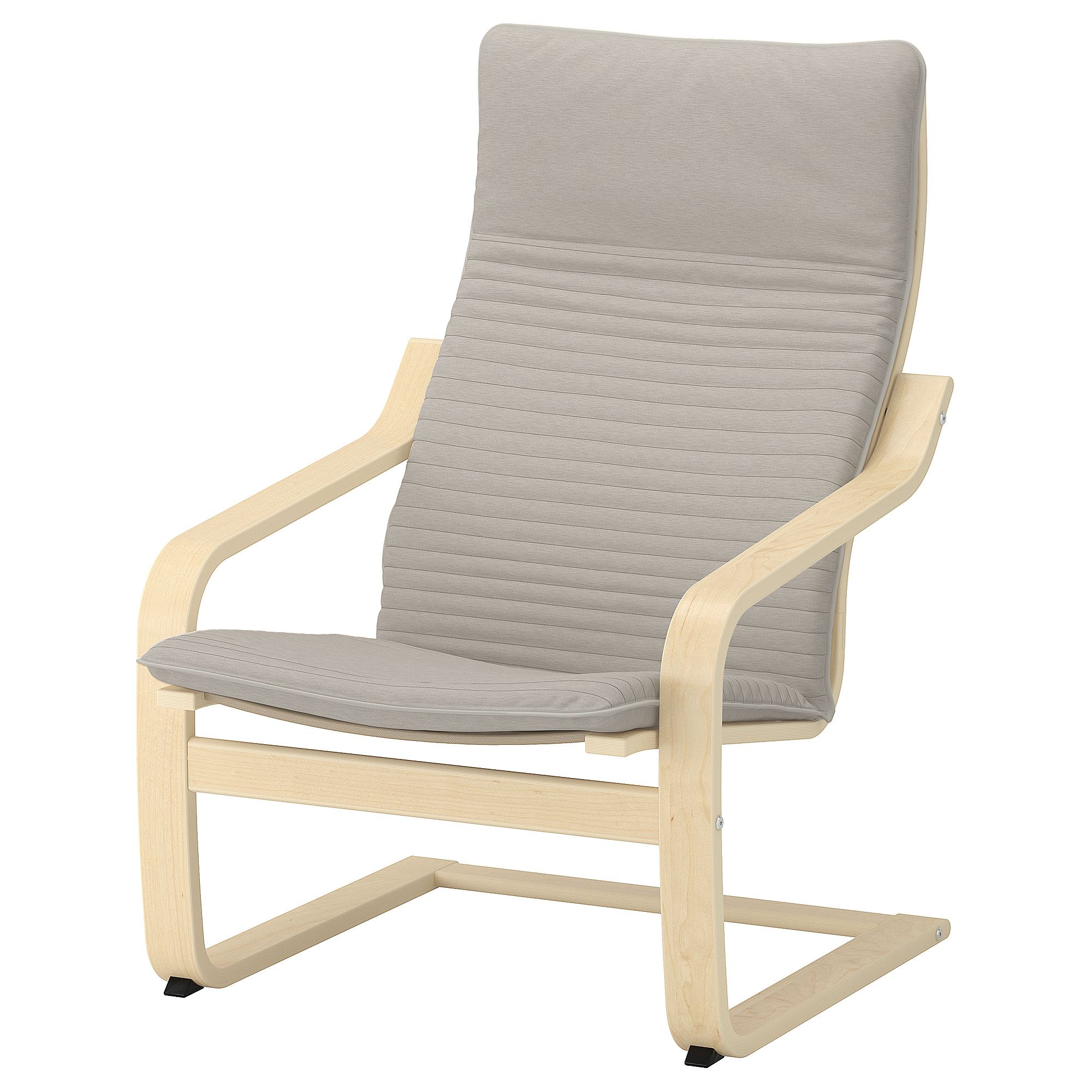 POANG knisa light beige-birch rocking-chair - 39240787 | IKEA