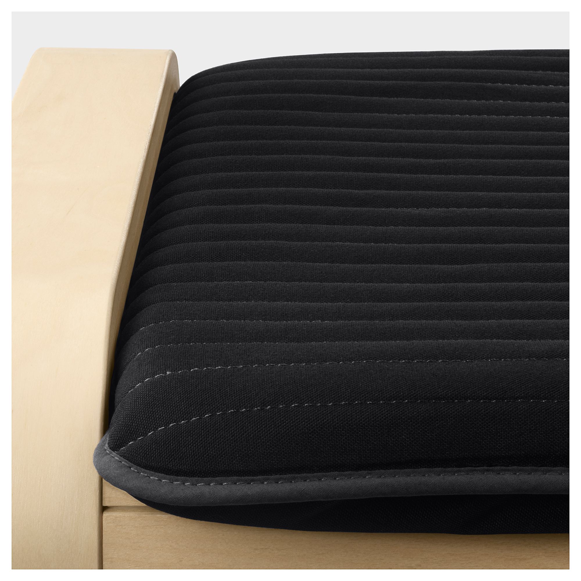 POANG knisa black-birch footstool - 49244657 | IKEA