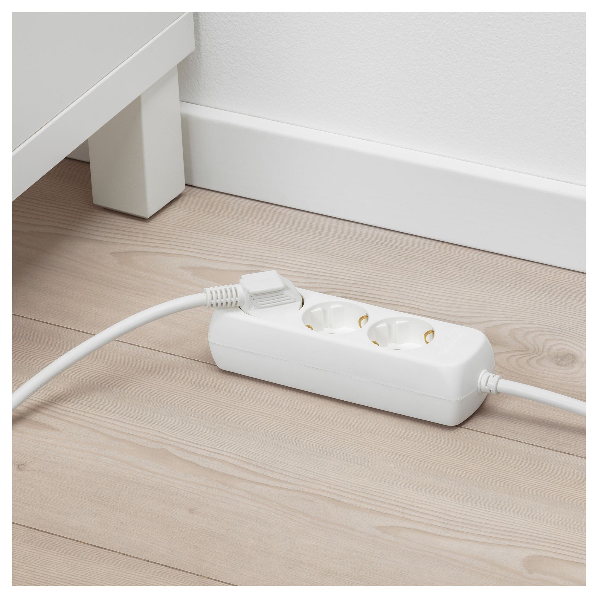 KOPPLA white extension cord - 80412016 | IKEA