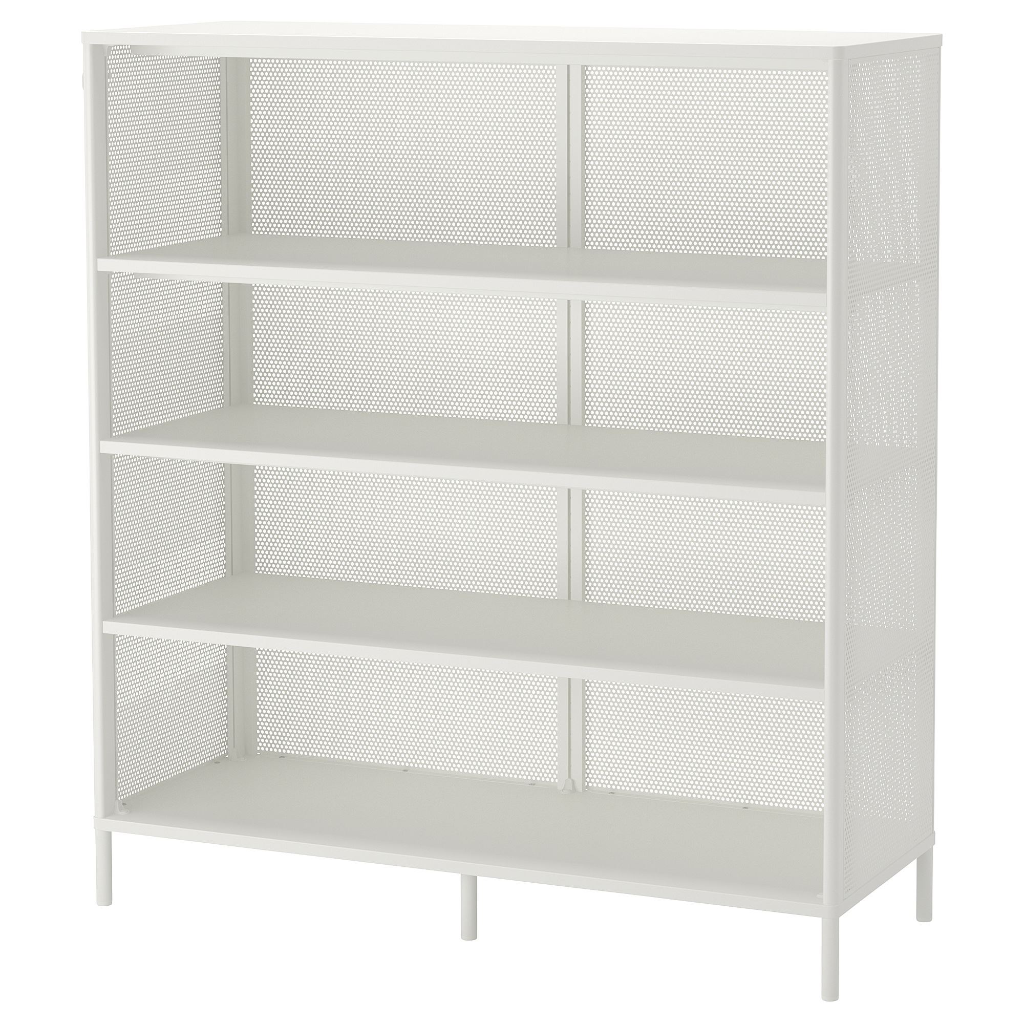 BEKANT white 121x134 cm office cabinet - 60373501 | IKEA