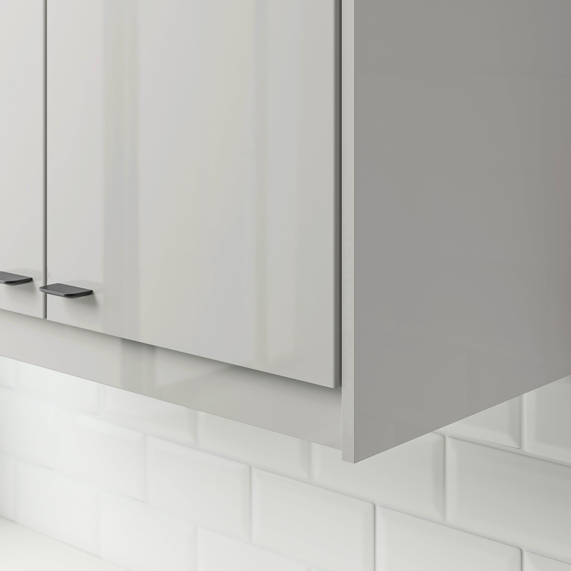 RINGHULT high-gloss light grey 221 cm decorative strip - 90327131 | IKEA