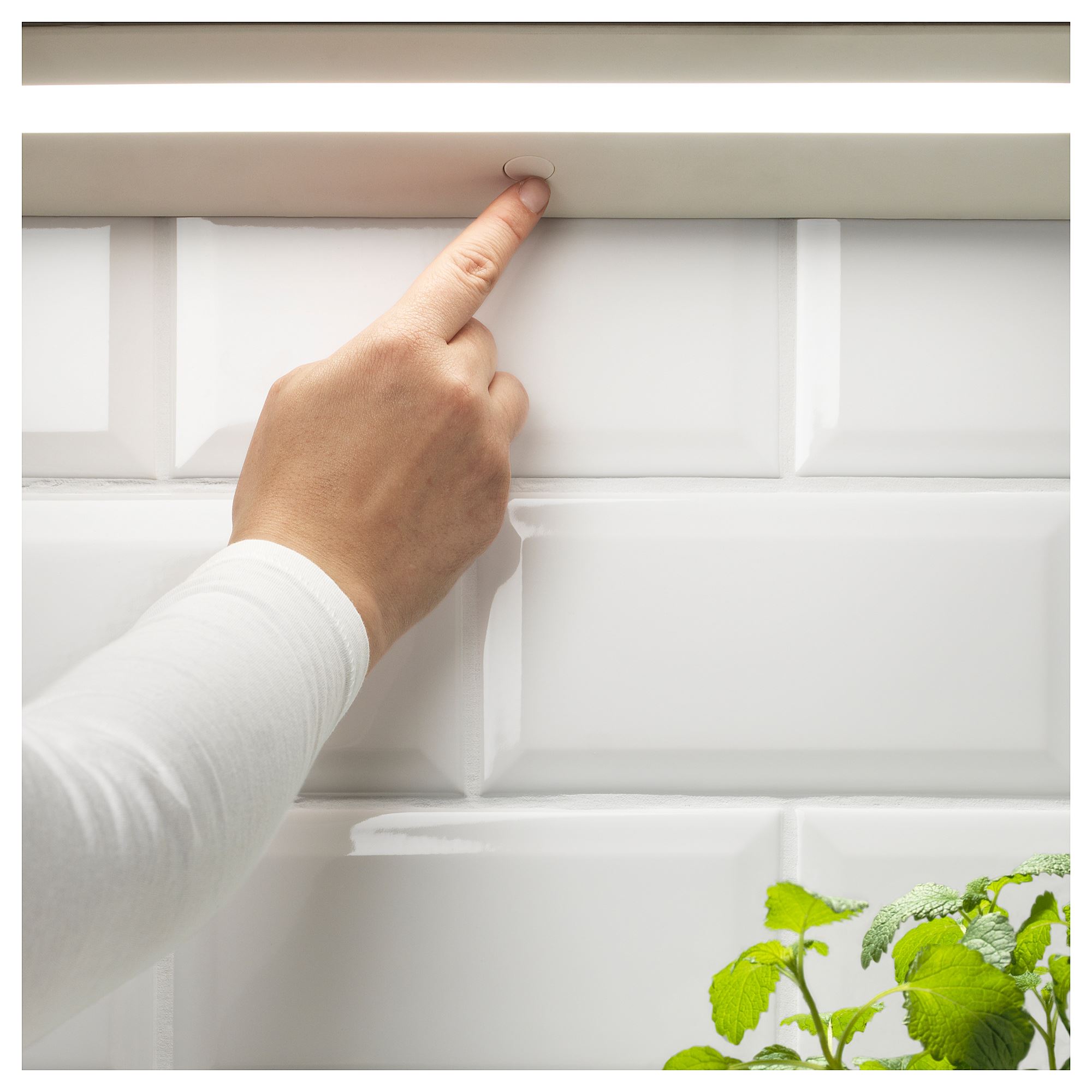 SLAGSIDA beyaz 40 cm LED'li tezgah aydınlatma - 80400061 | IKEA