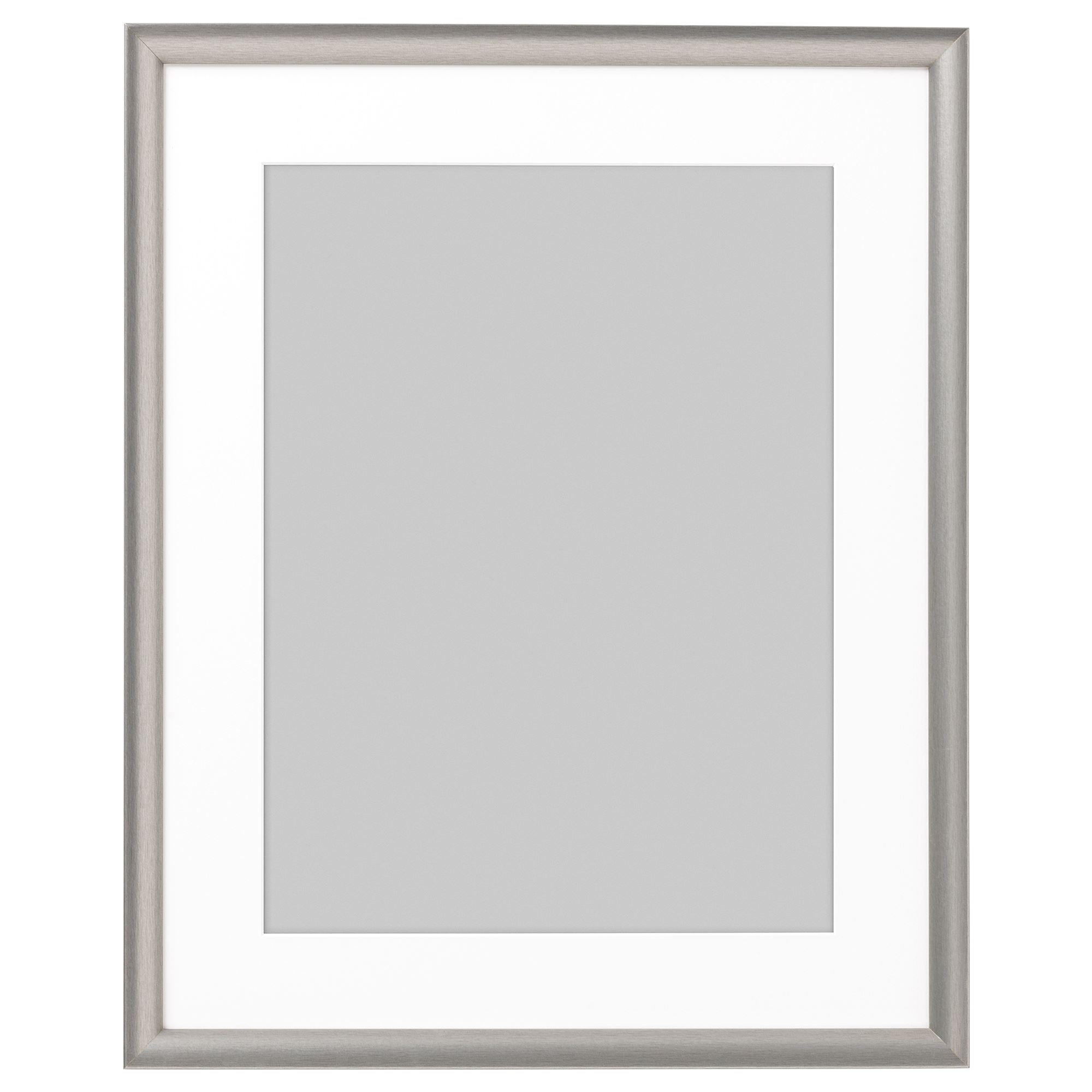 SILVERHÖJDEN silver-colour 40x50 cm grey frame - 00291787 | IKEA