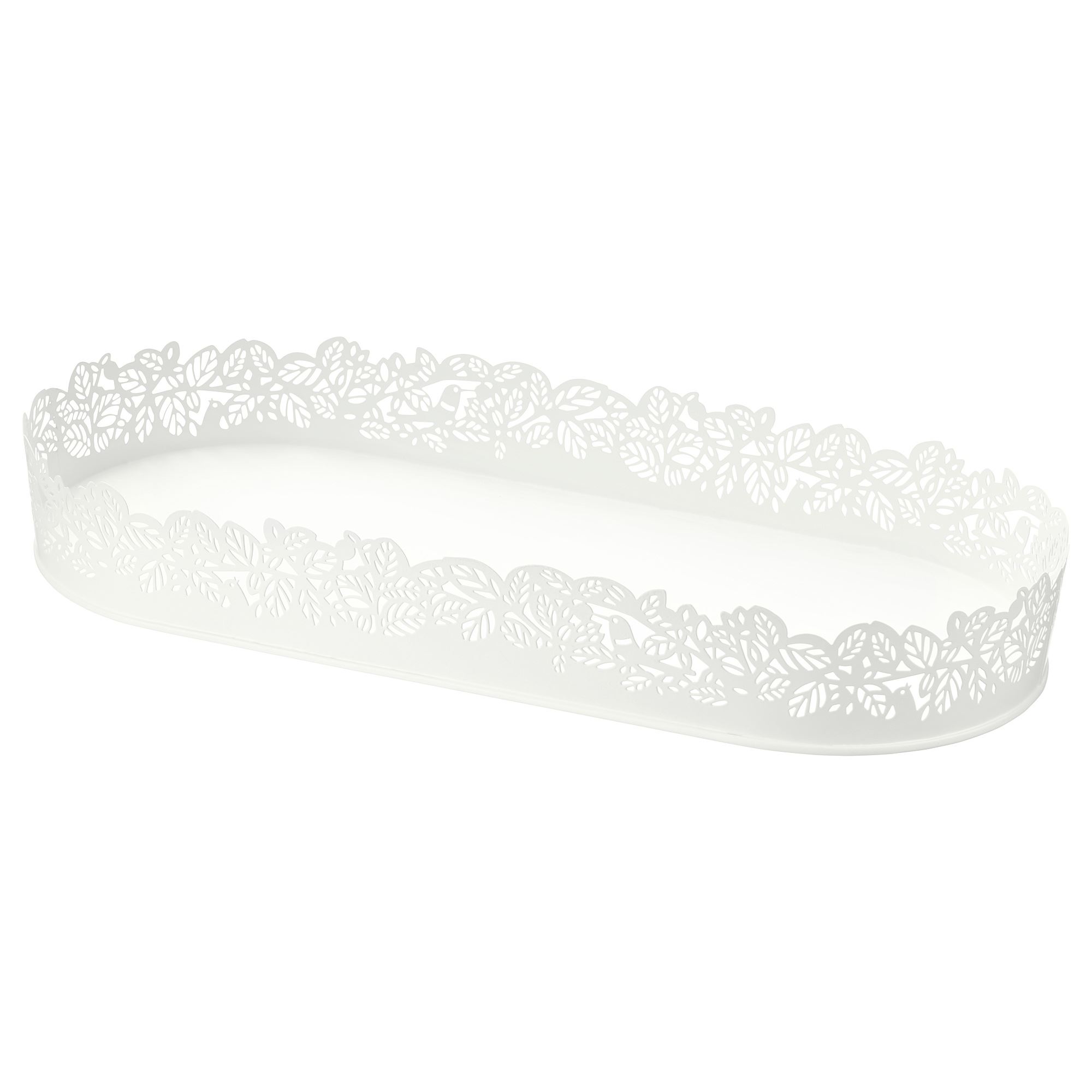 SAMVERKA beyaz 35x15 cm mum tabağı - 50388720 | IKEA