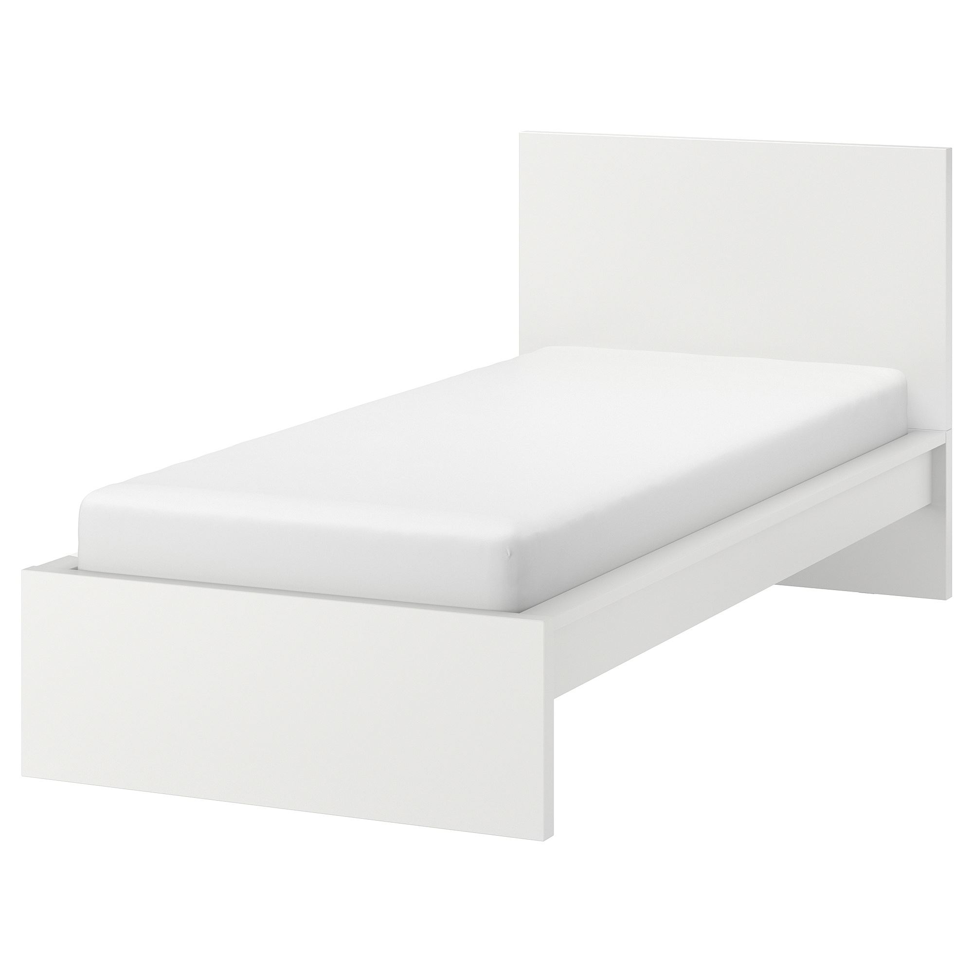 MALM white 90x200 cm single bed - 00249487 | IKEA