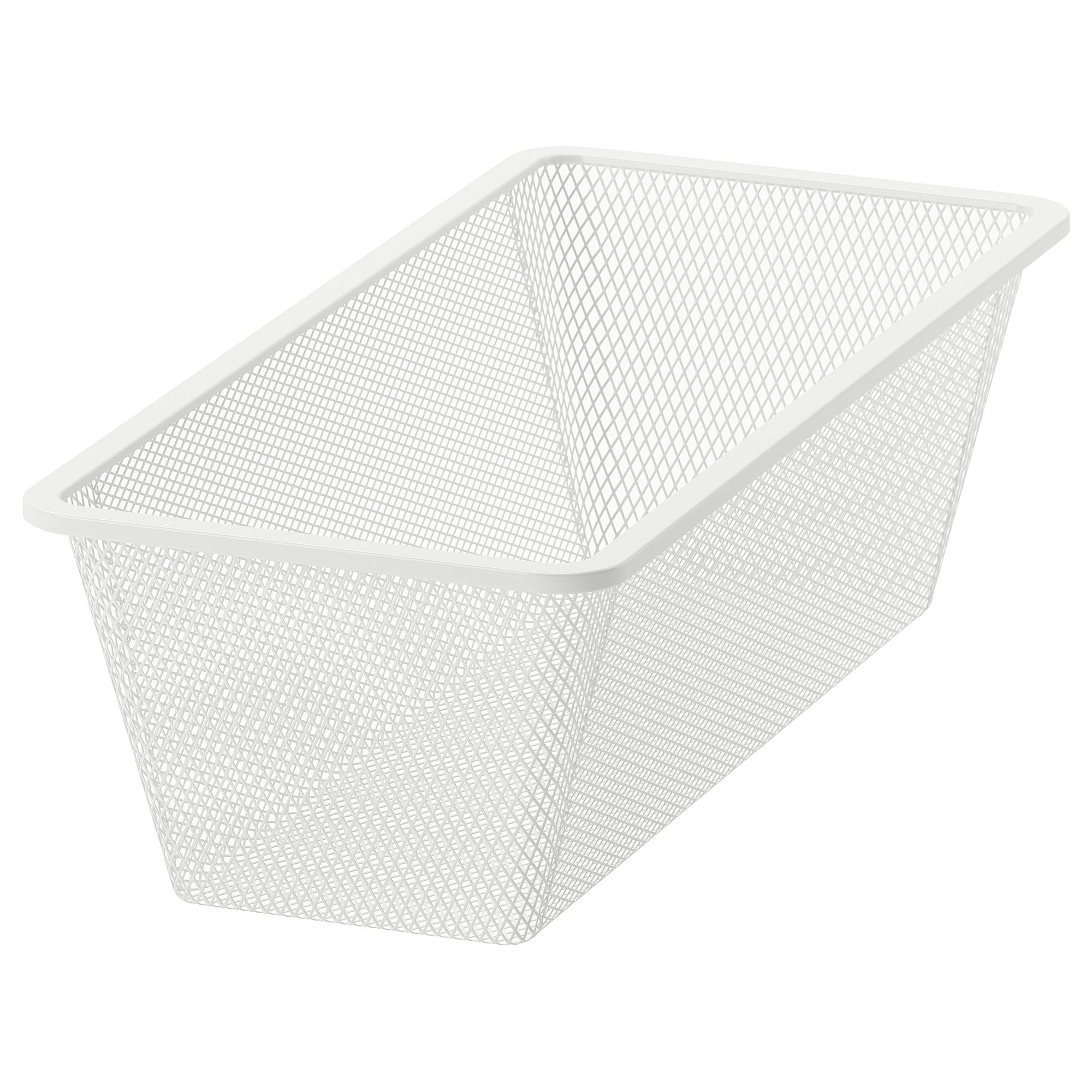 JONAXEL white 25x51x15 cm wire basket - 90419965 | IKEA