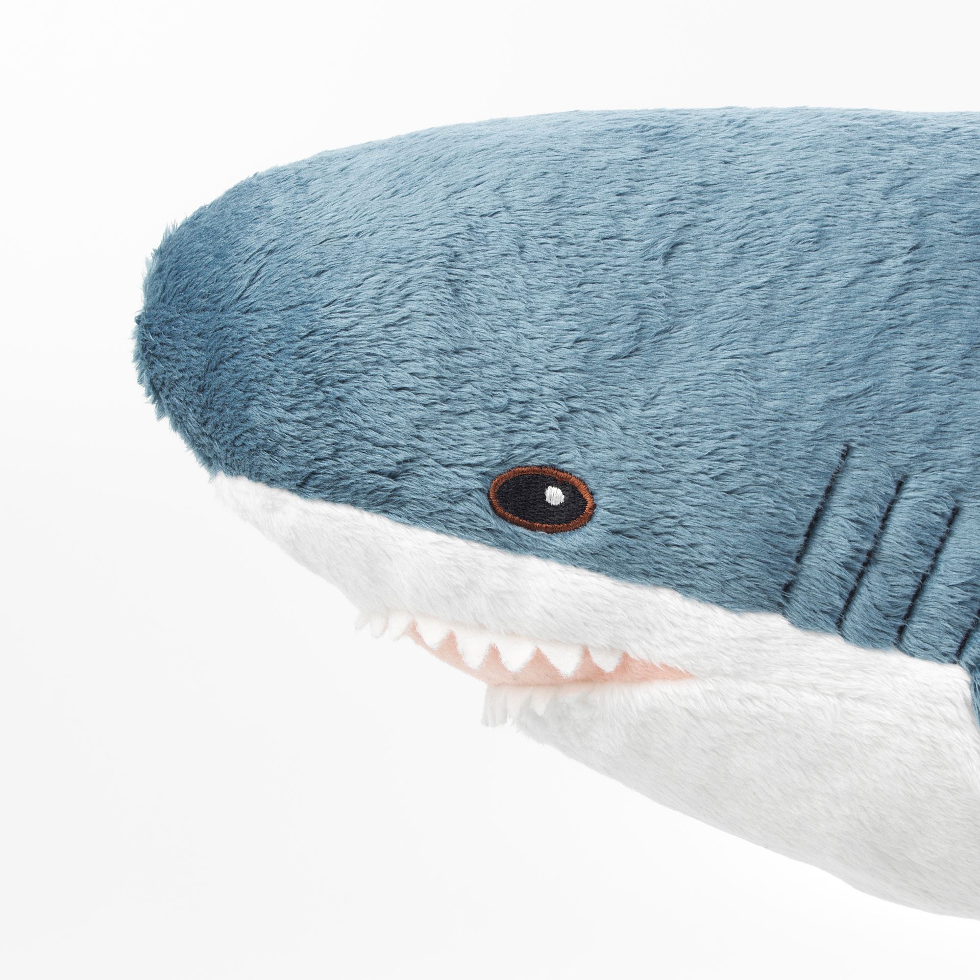 BLAHAJ blue-white 55 cm soft toy - 20540663 | IKEA
