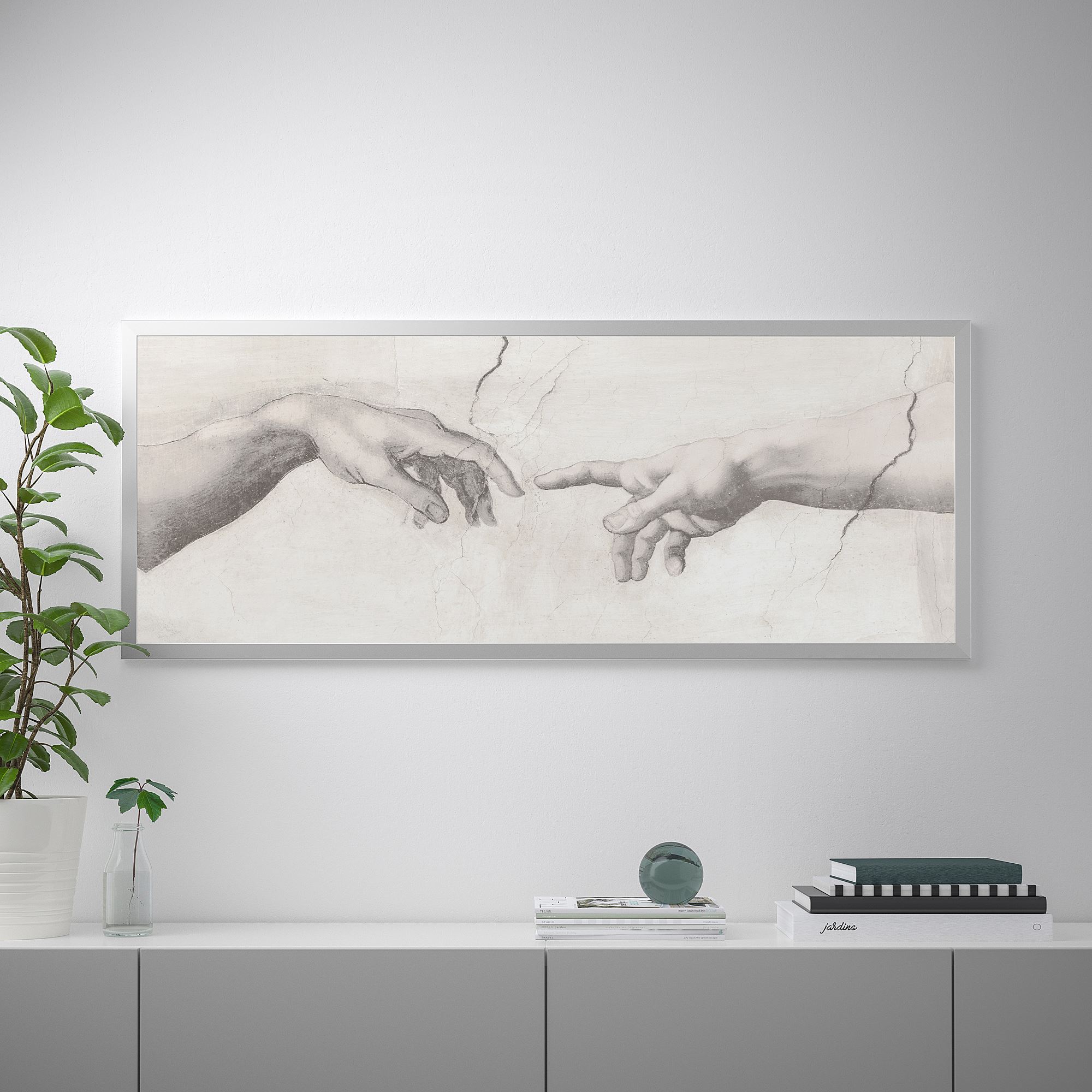 BJÖRKSTA multicolour 140x56 cm picture with frame - 19298425 | IKEA