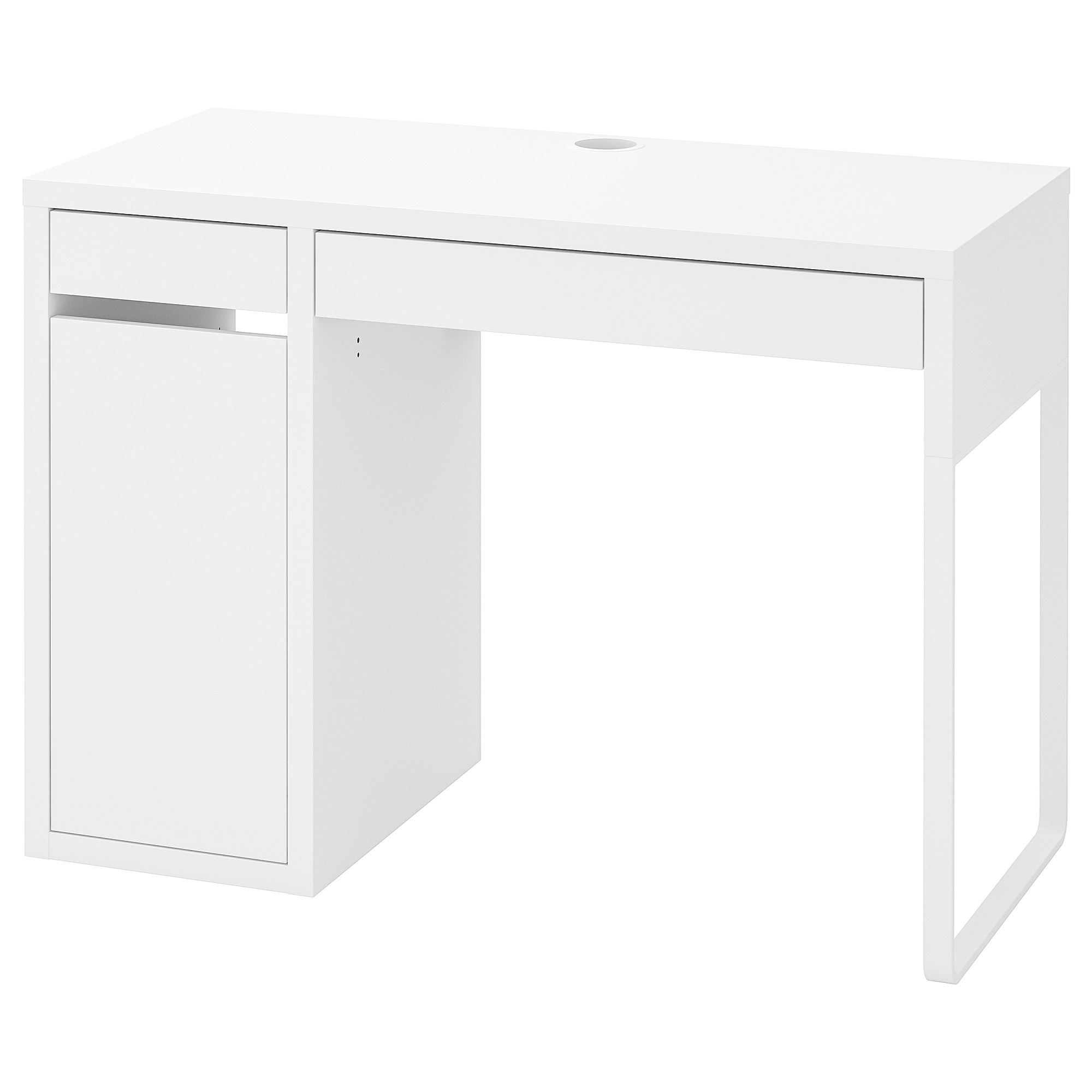MICKE white 105x50 cm desk - 80213074 | IKEA