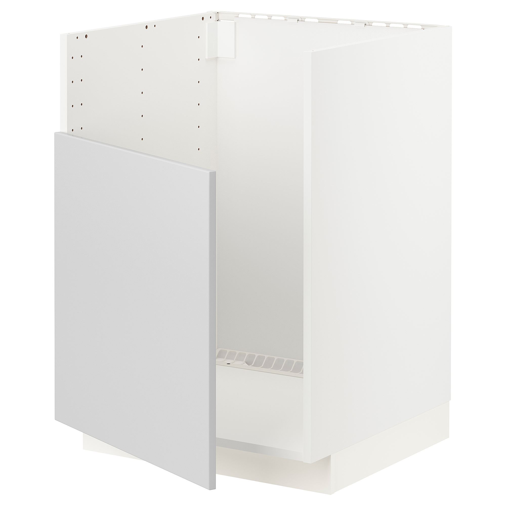 METOD VEDDINGE grey 60x60 cm BREDSJÖN sink cabinet - 39458899 | IKEA