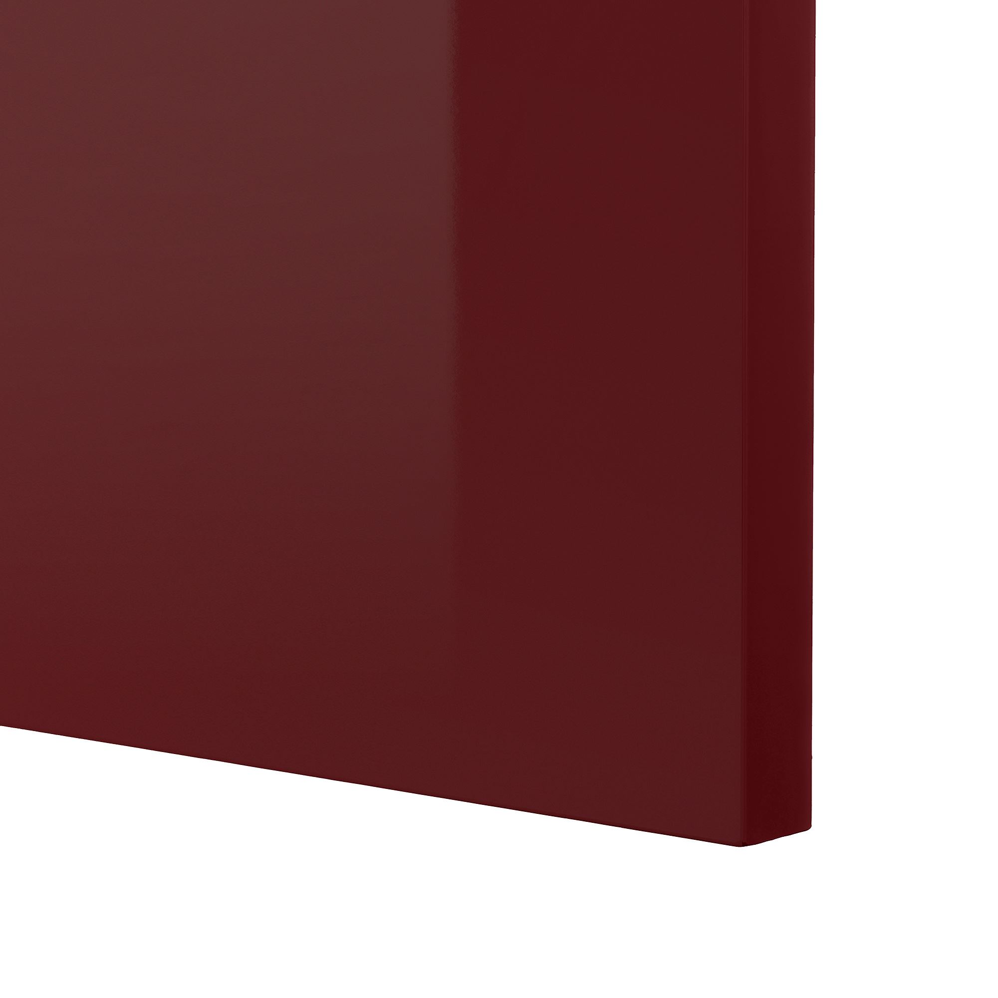 KALLARP high-gloss dark red-brown 40x20 cm drawer front - 80428296 | IKEA