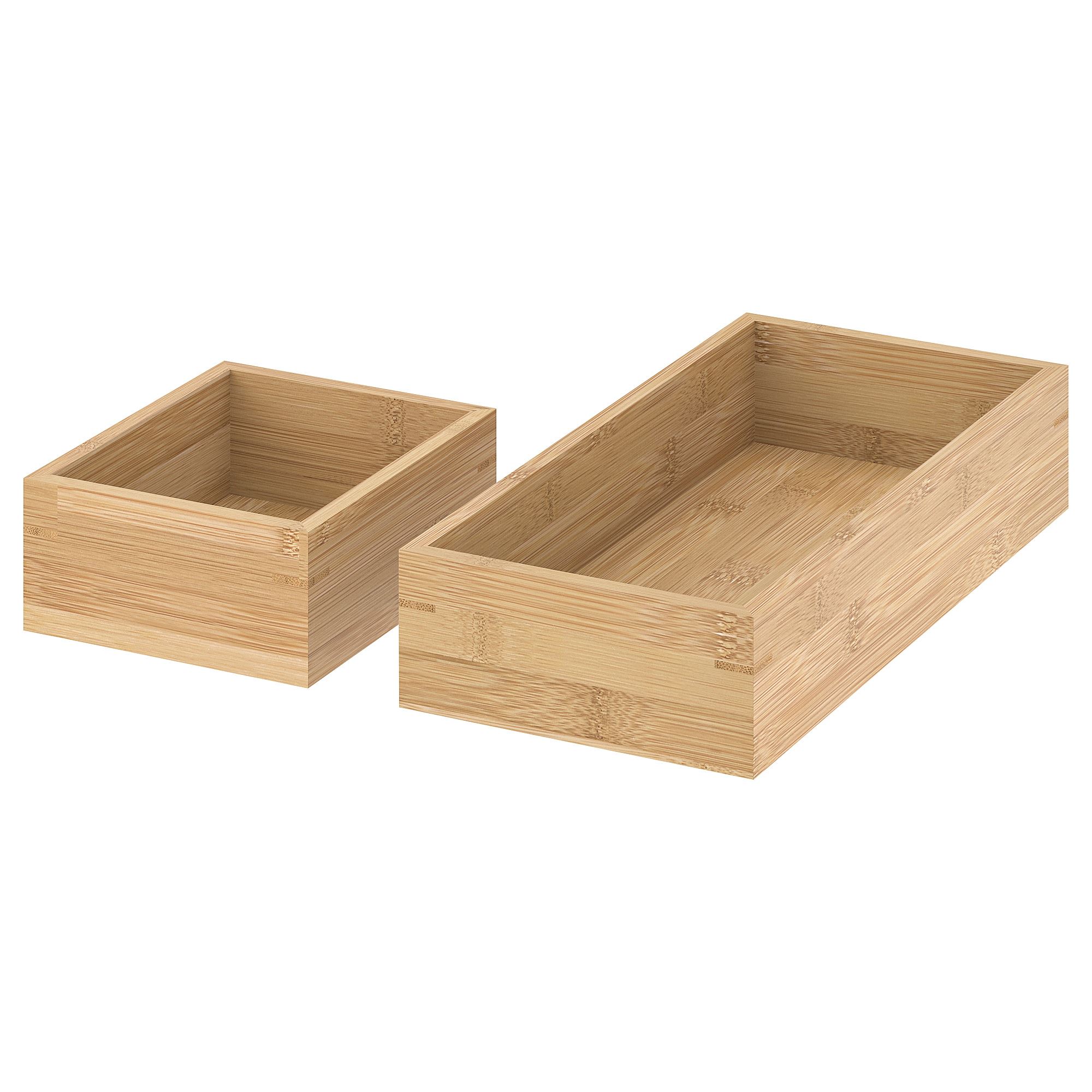 TAVELAN bamboo box set - 50465756 | IKEA