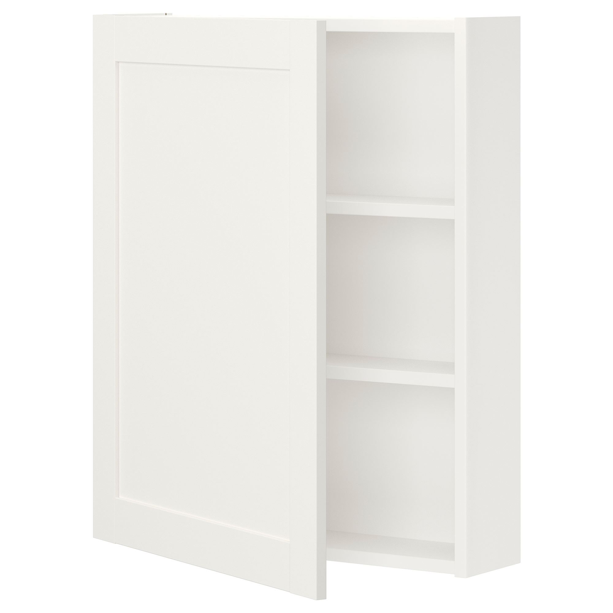 ENHET white-white frame 60x17x75 cm bathroom wall cabinet - 69323663 | IKEA