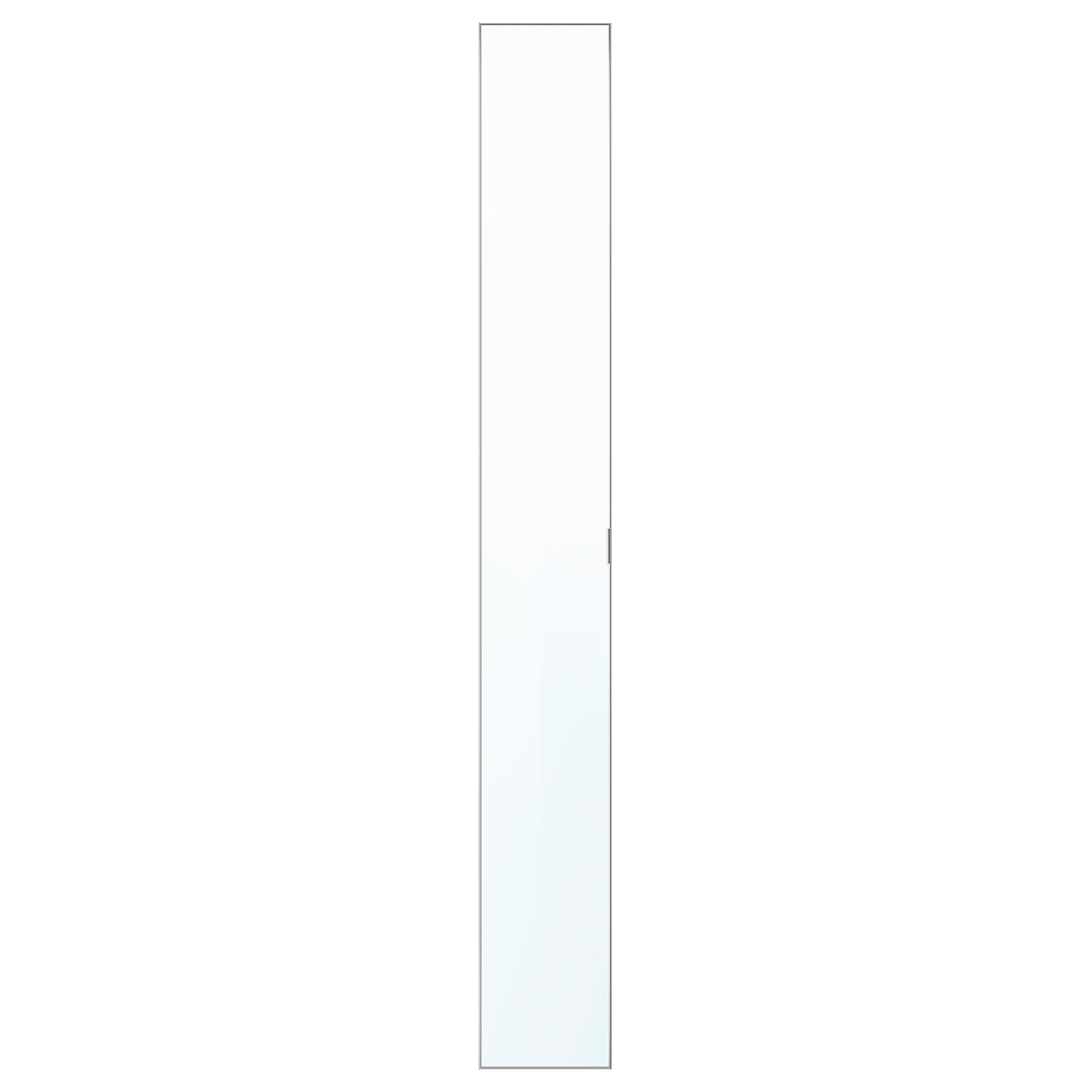 AHEIM mirror 25x195 cm wardrobe door - 20414829 | IKEA