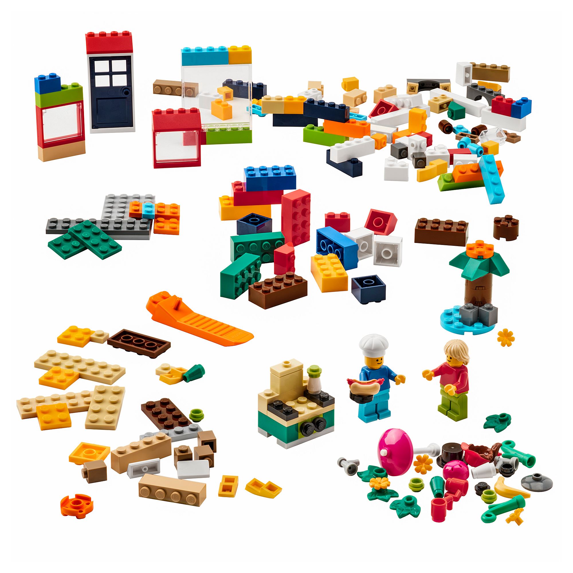 BYGGLEK multicolour 201 piece LEGO brick set 20436888 IKEA