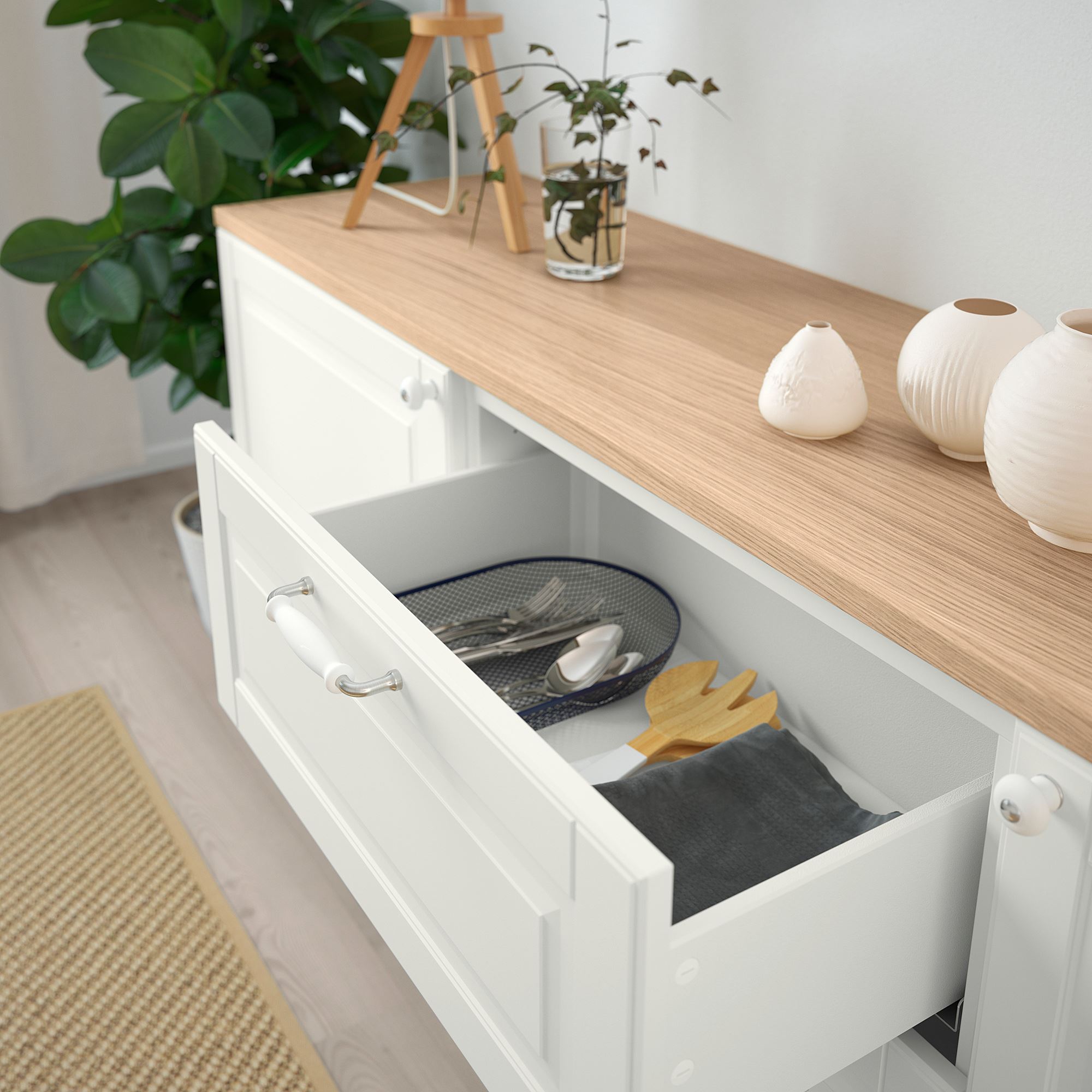BESTA white 180x42x76 cm storage combination - 09387790 | IKEA