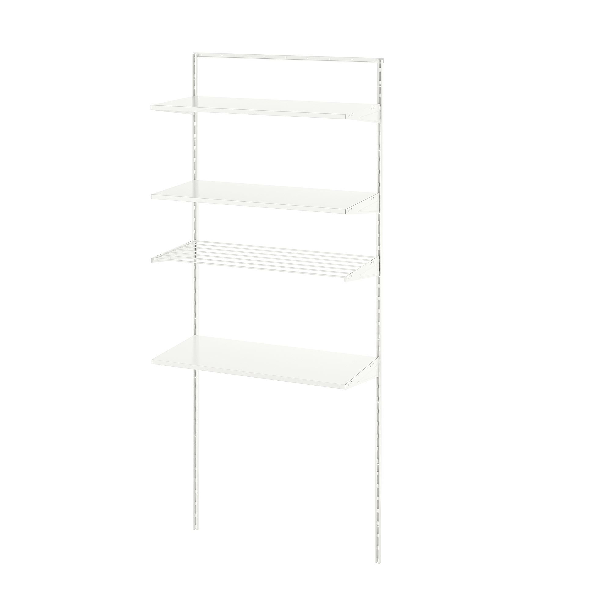 BOAXEL white 82x40x201 cm shelving unit - 79332407 | IKEA