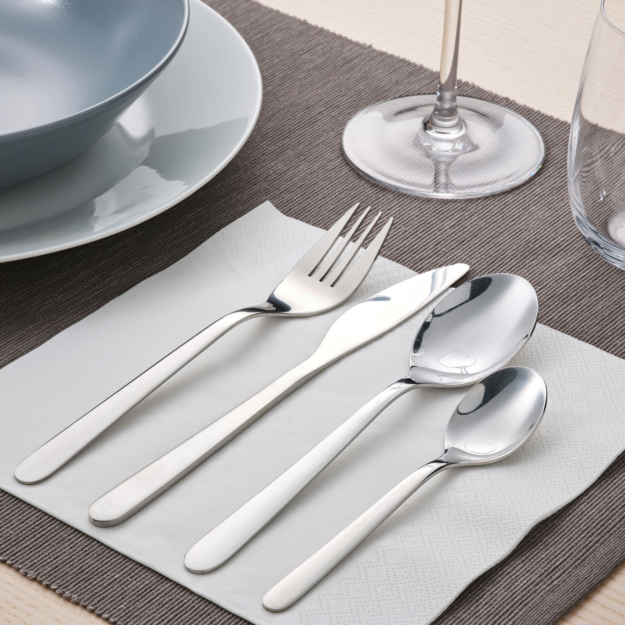 FÖRNUFT stainless steel 19 cm fork set - 40428482 | IKEA