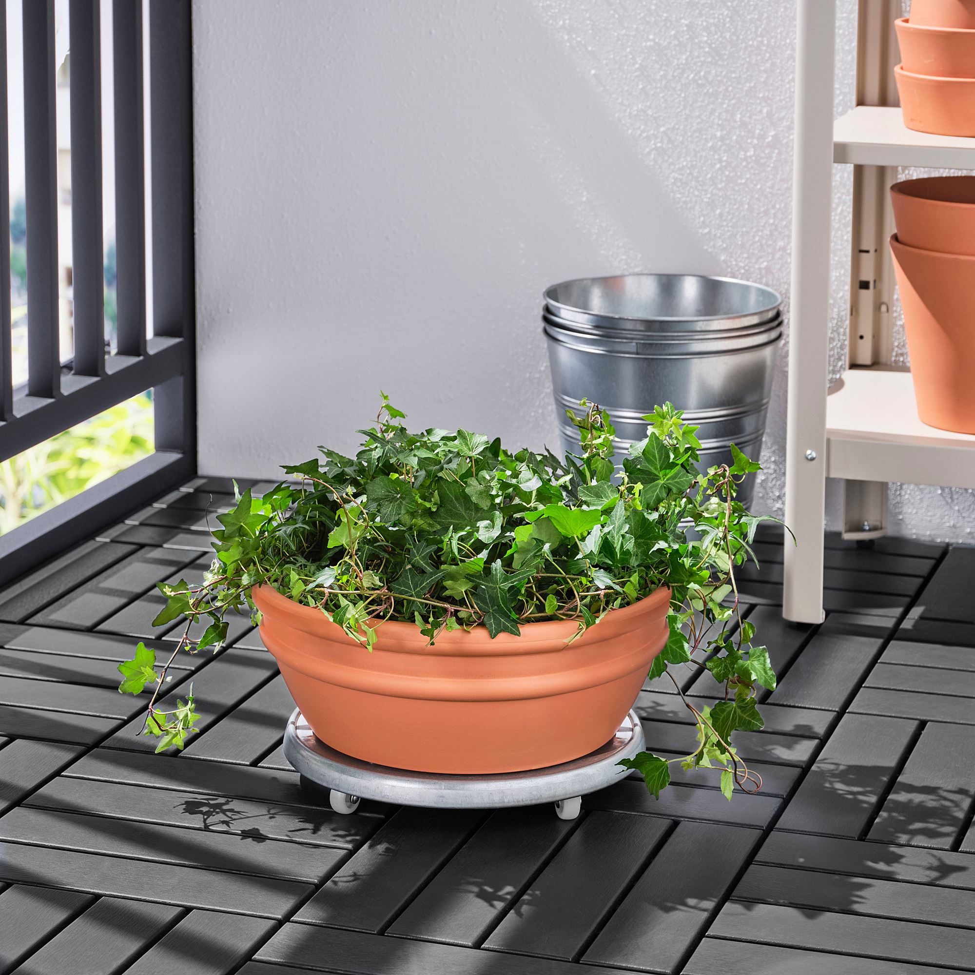 CURRYBLAD terakotta 34 cm toprak saksı - 40475789 | IKEA