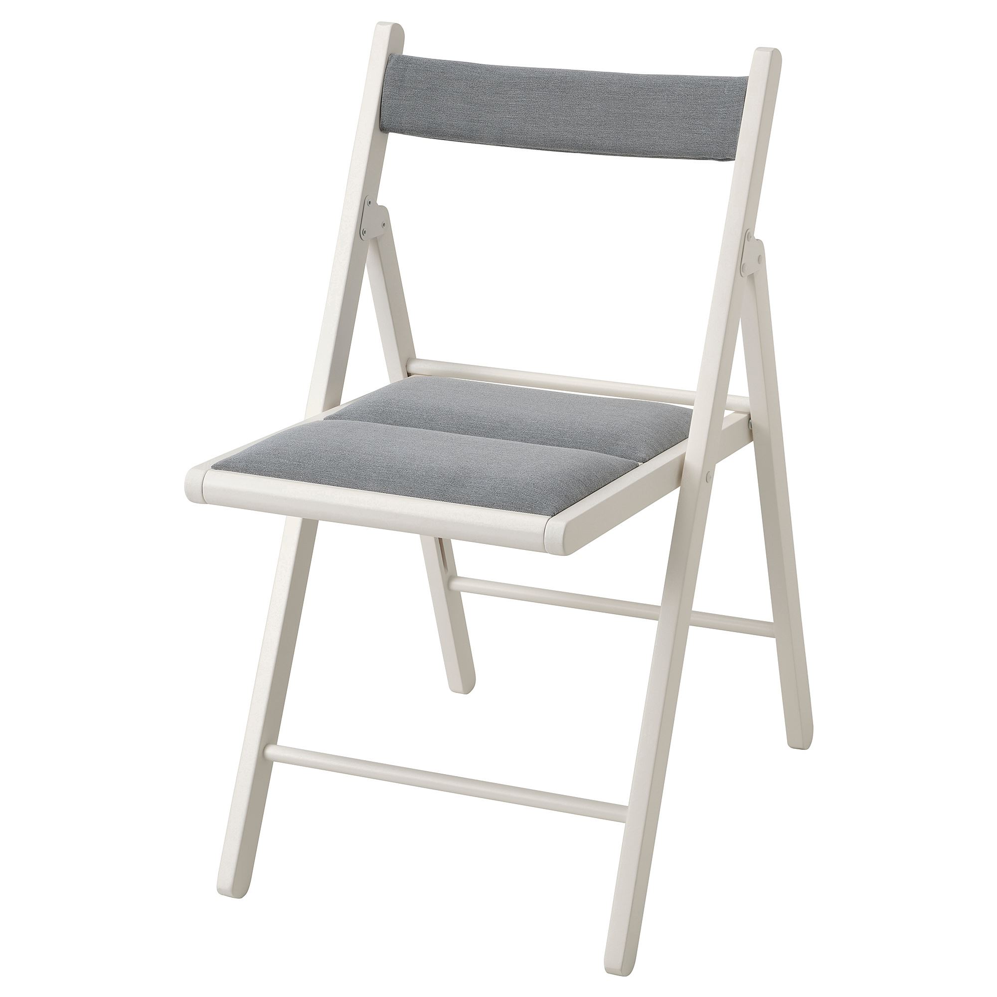 TERJE beyaz-koyu gri katlanır sandalye - 80456982 | IKEA
