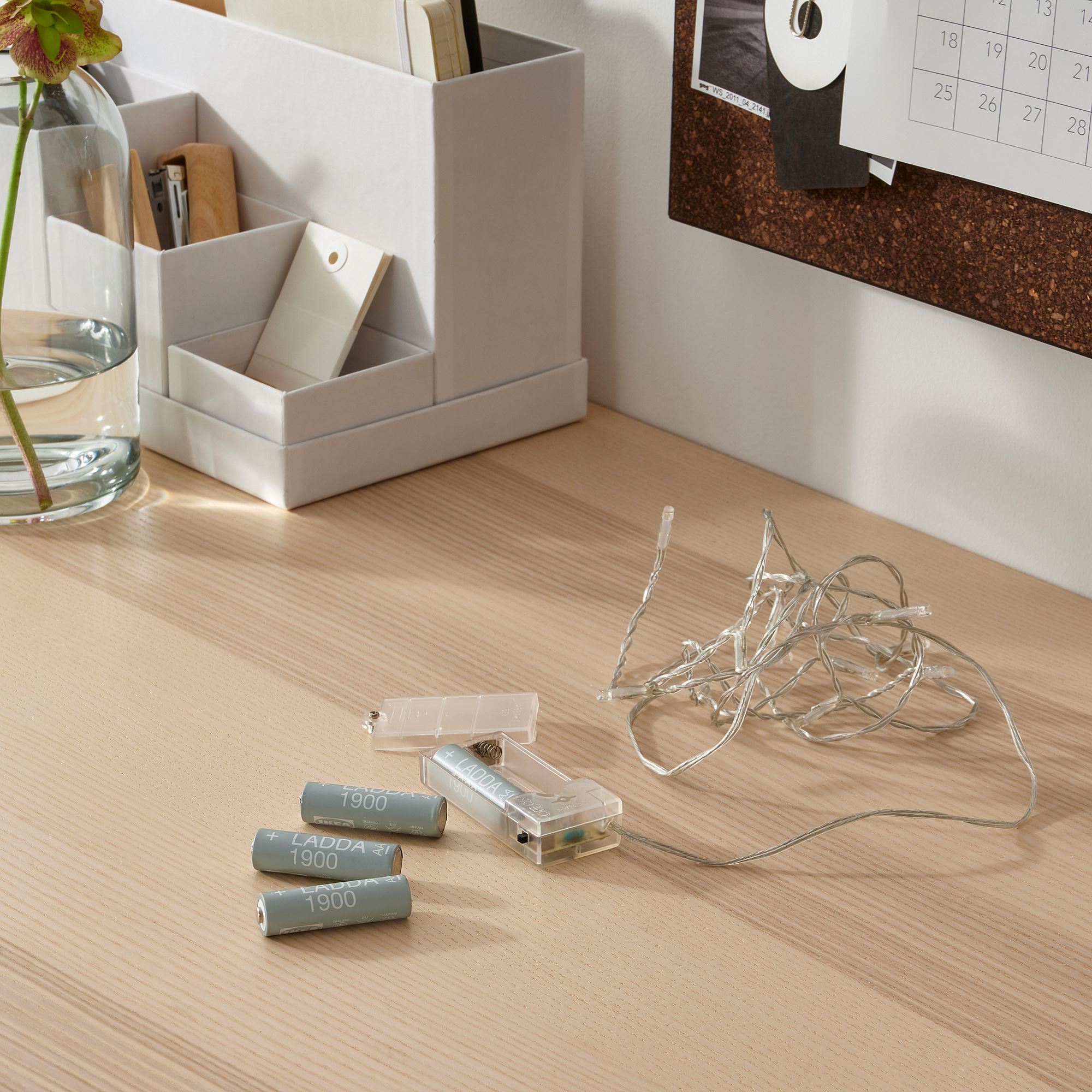 LADDA green/white rechargeable battery - 00509814 | IKEA