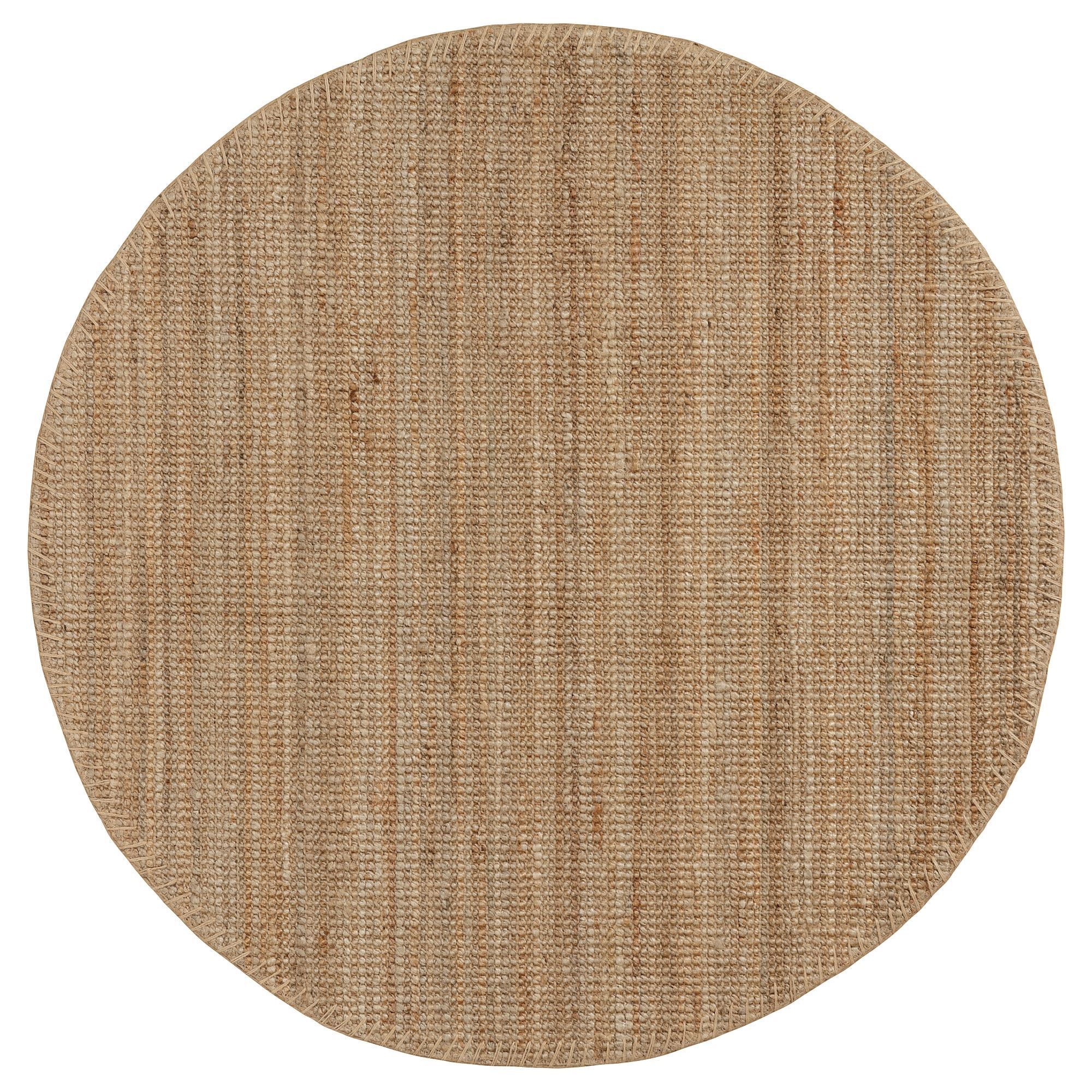 LOHALS natural 130 cm jute rug - 80515104 | IKEA