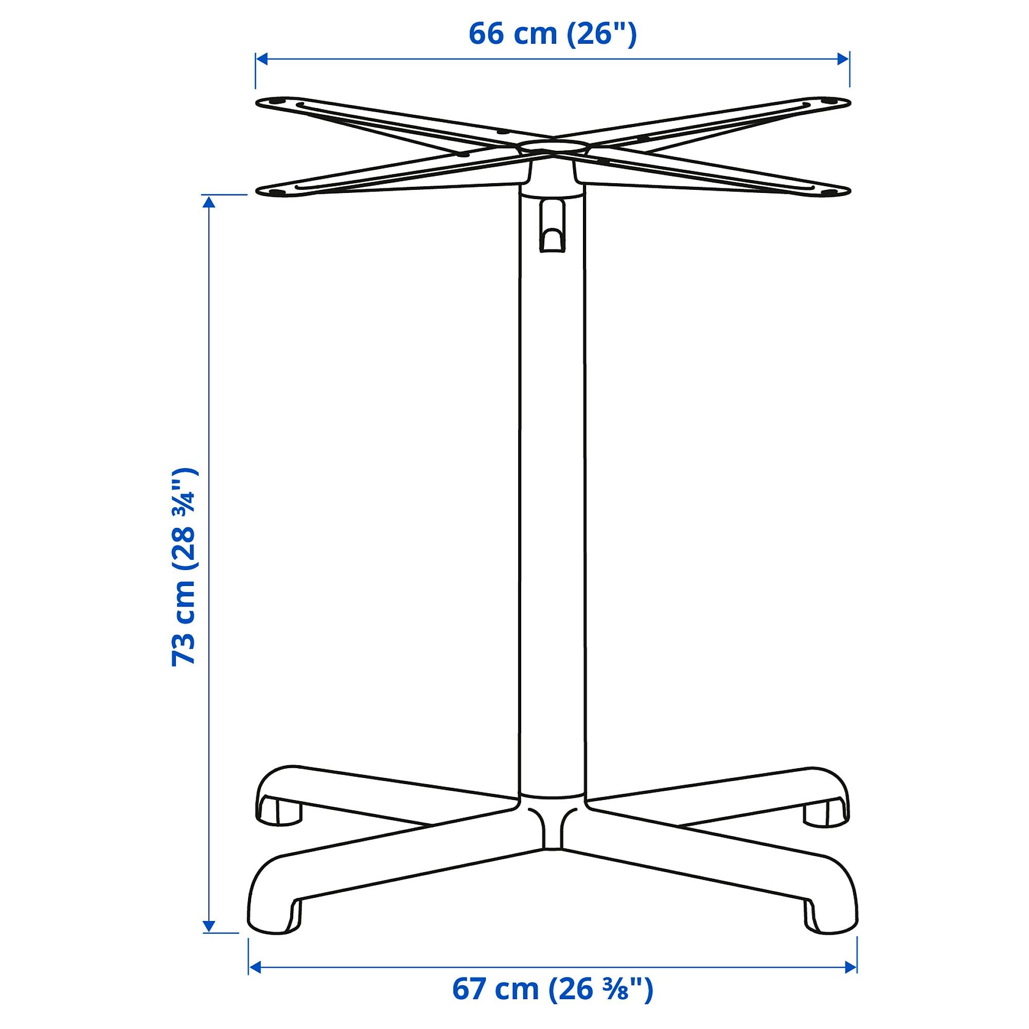 STENSELE anthracite 73 cm dining table top - 60413026 | IKEA