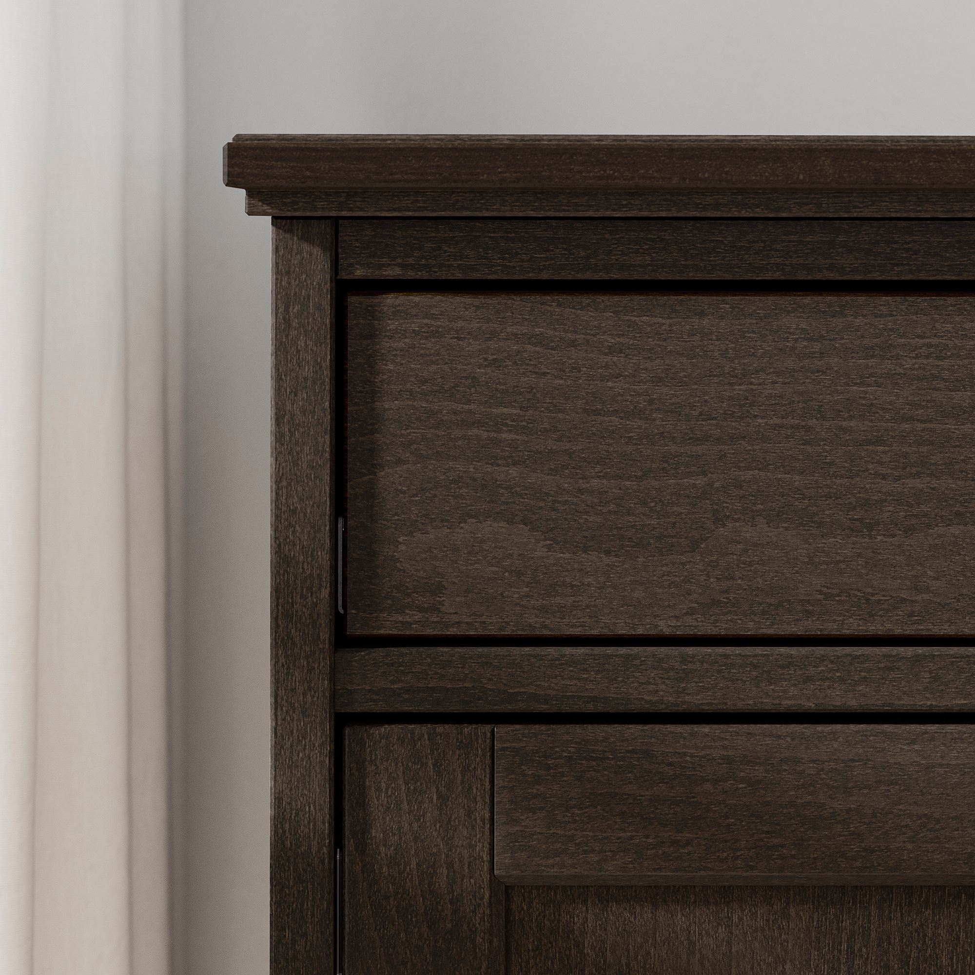 IDANAS darkbrown 124x50x95 cm console - 50496022 | IKEA