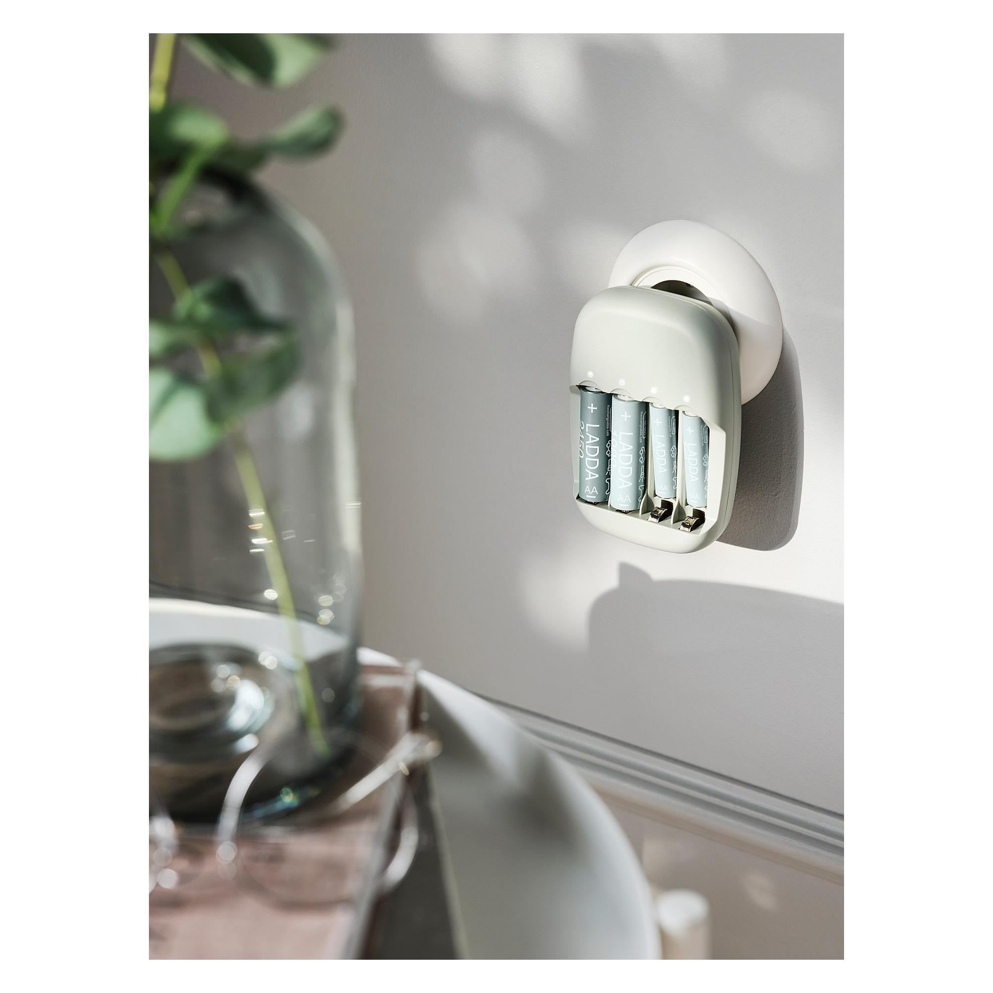 LADDA green/white rechargeable battery - 00509814 | IKEA