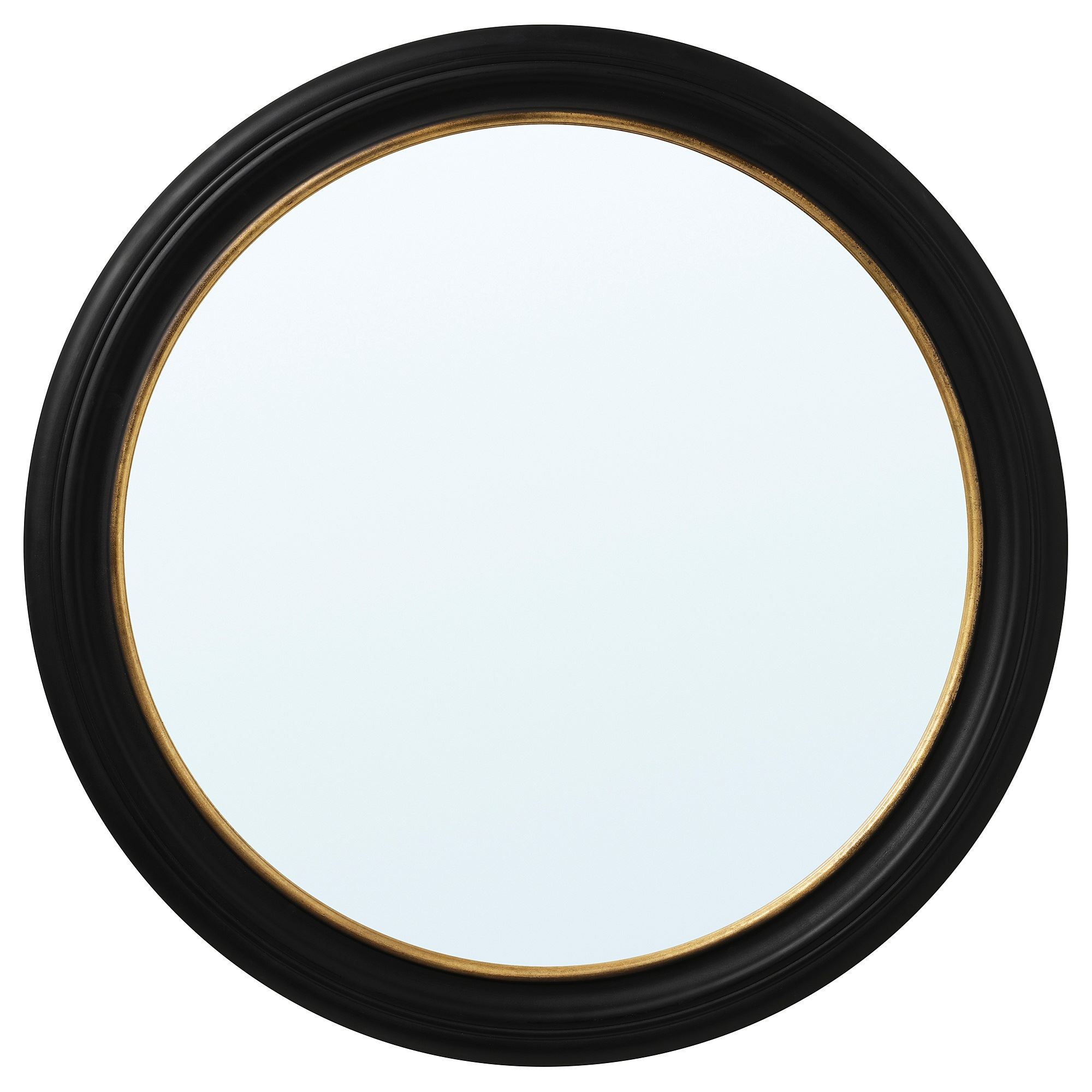 ALMARÖD black 80 cm round mirror - 30459134 | IKEA