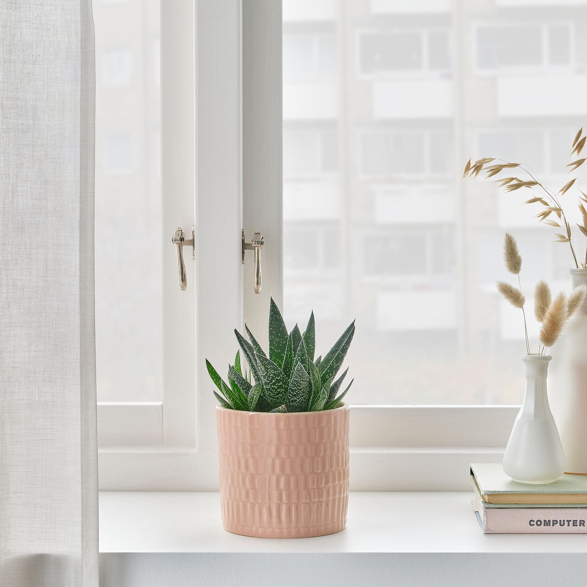 CHIAFRÖN pale pink 9 cm stoneware plant pot - 60505436 | IKEA