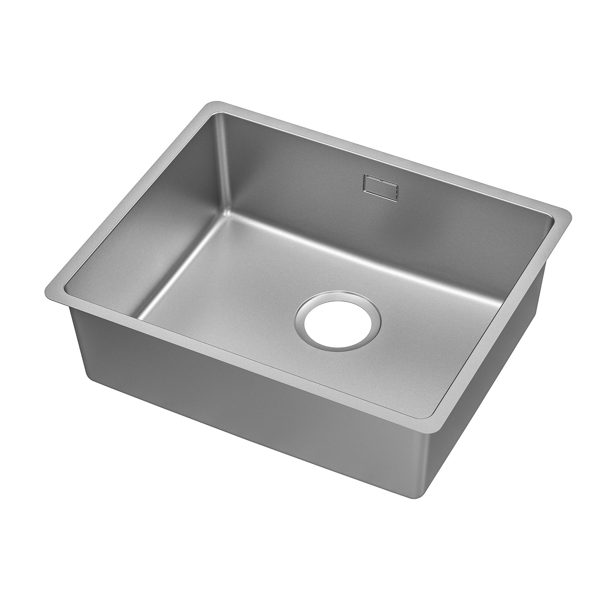 VRESJÖN stainless steel 54x44 cm single-bowl insert sink - 40494698 | IKEA