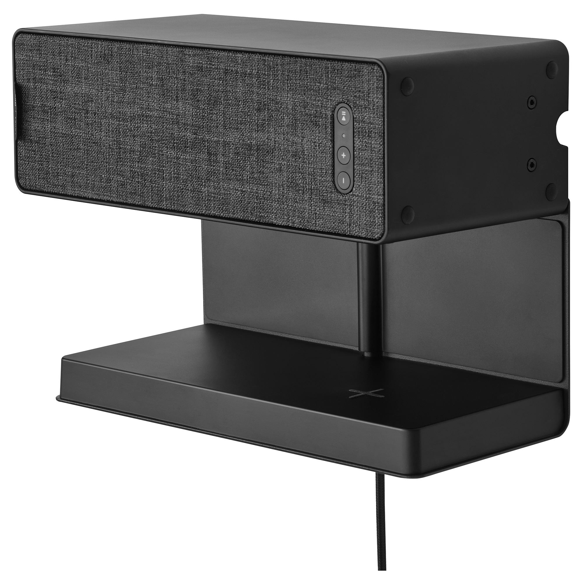 SYMFONISK black speaker combination with shelf - 29516135 | IKEA