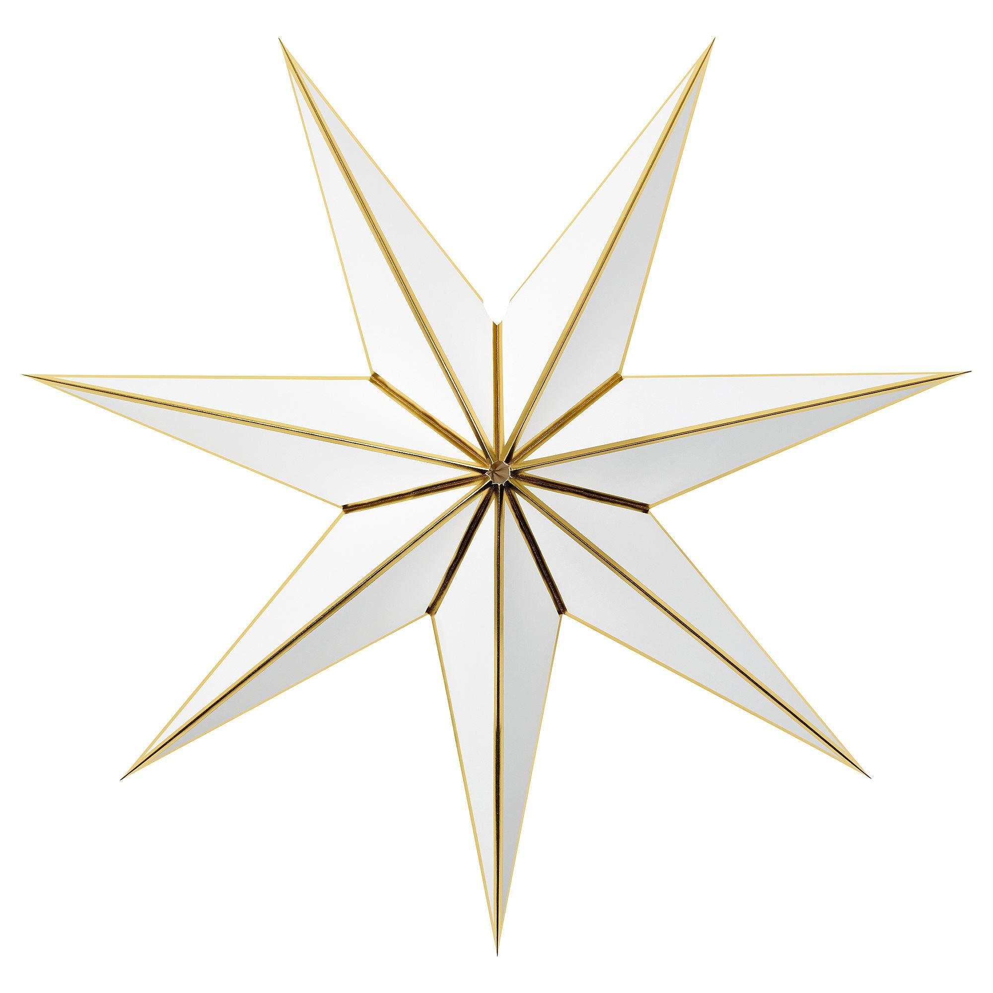 STRALA white/gold-colour 70 cm lamp shade - 00606198 | IKEA