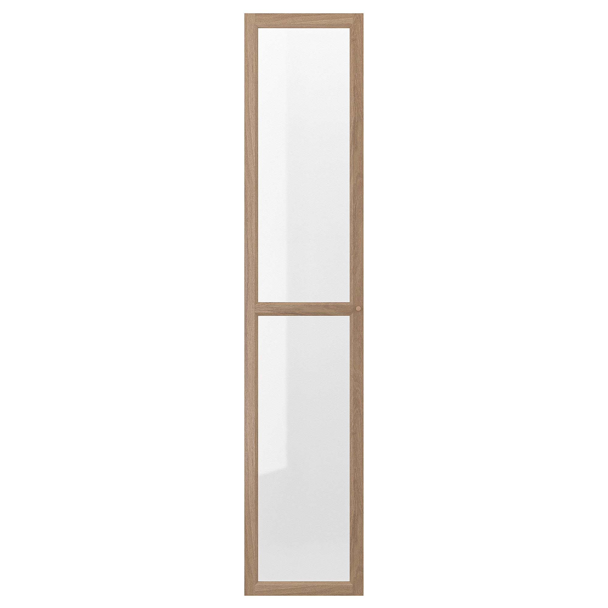 OXBERG oak effect 40x192 cm bookcase door - 40477415 | IKEA